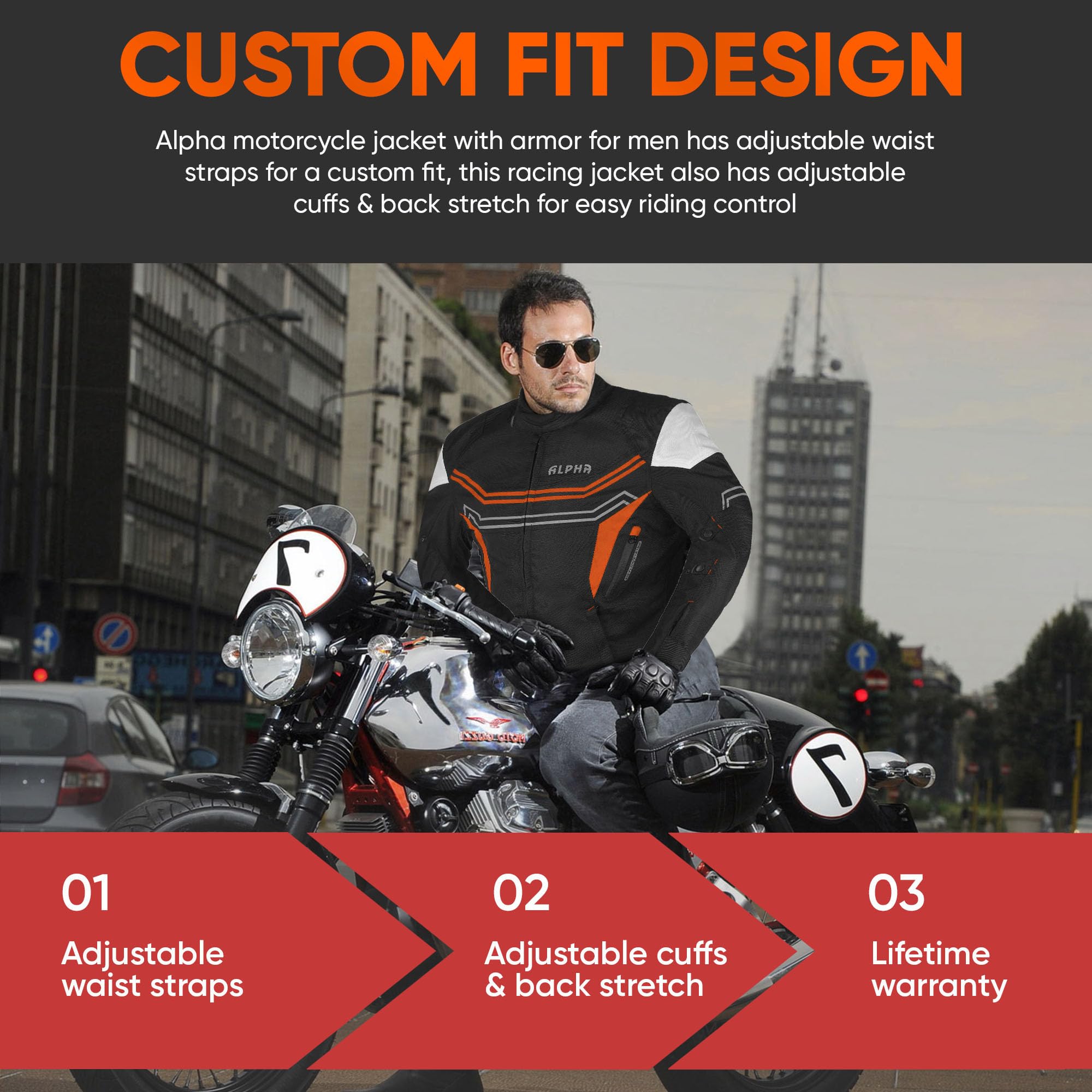 Snapklik.com : Motorcycle Jacket For Men Enduro Dualsport Riding High ...