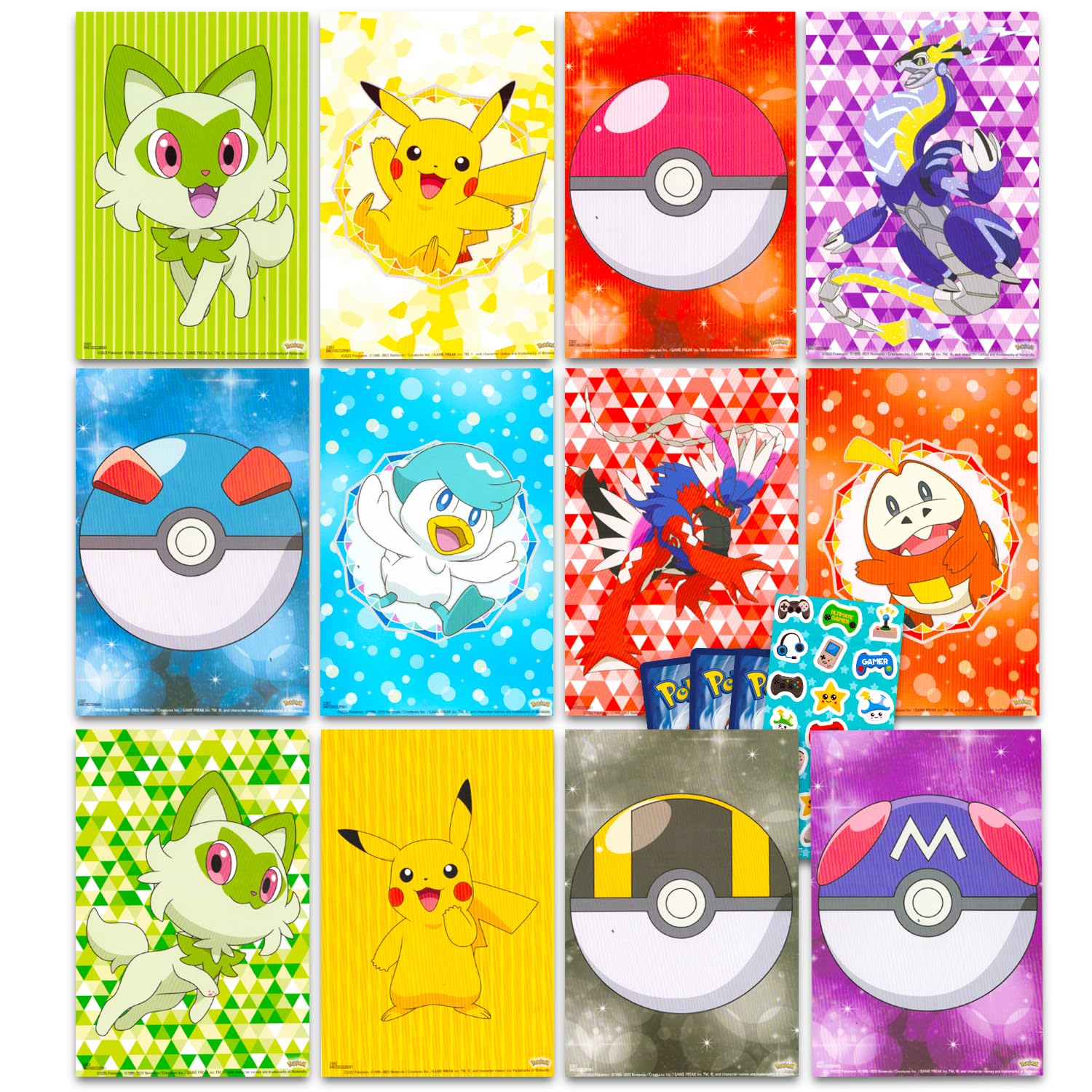 Amazon.com: Mini Pokemon Posters - Pokemon Poster Set Bundle Includes ...