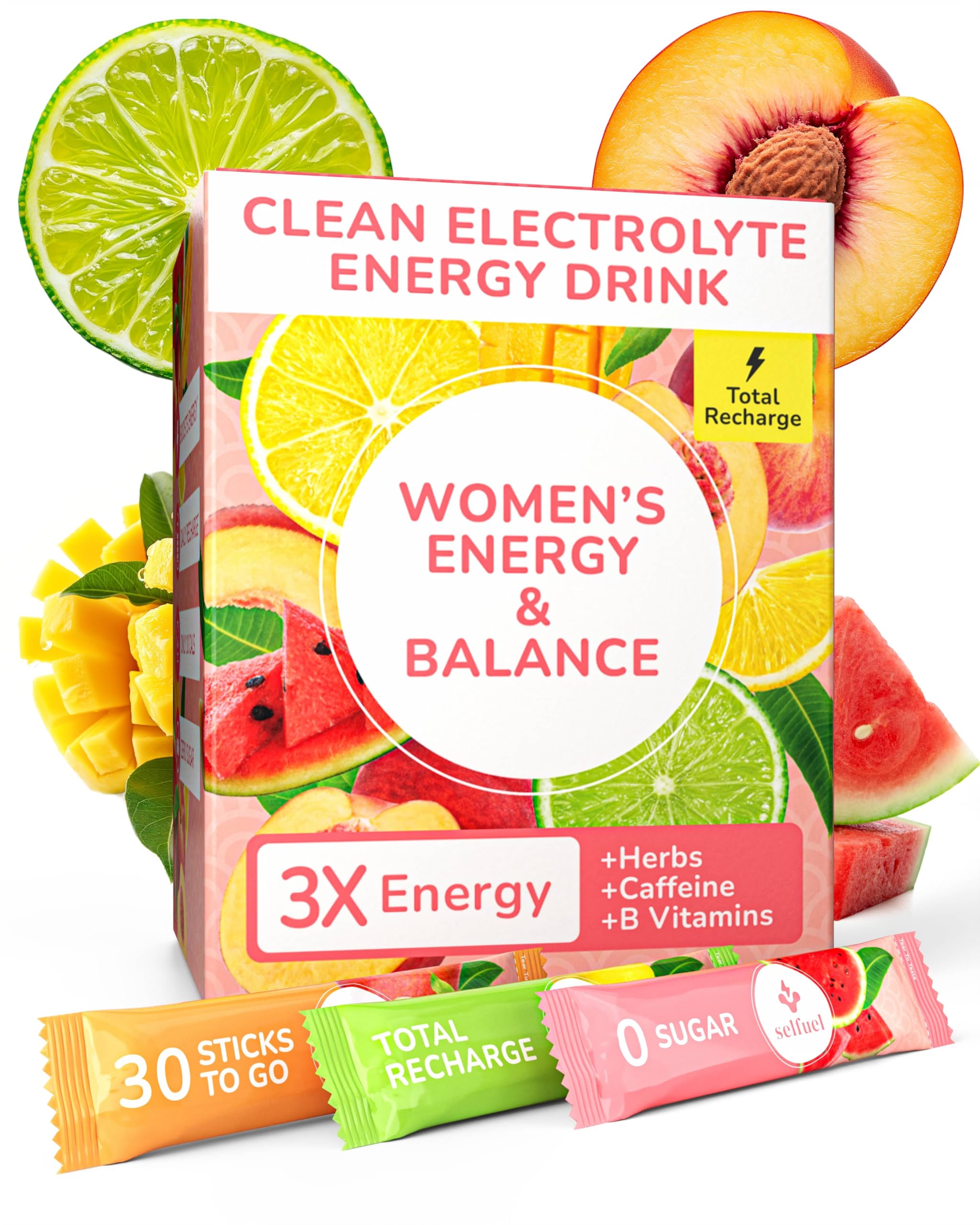 Amazon.com : Energy Drink Powder for Women | Clean Energy + Hydration ...