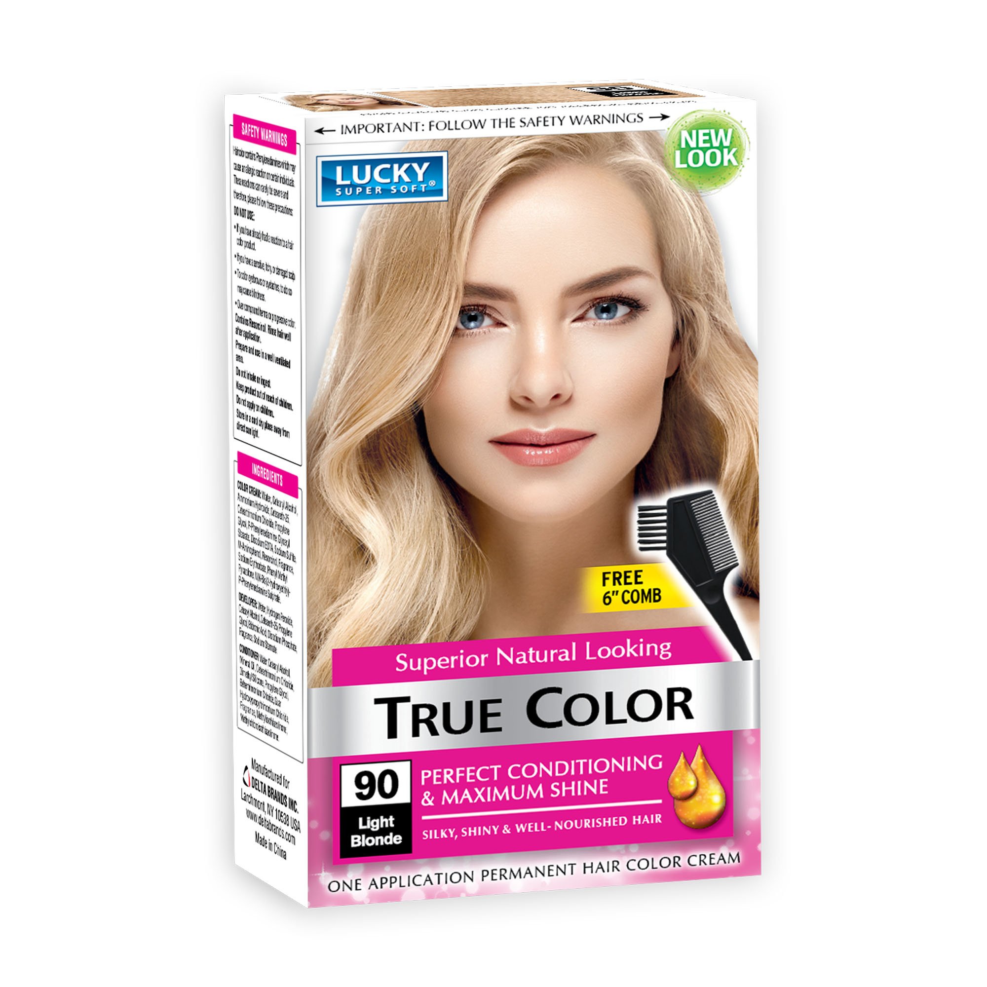 Amazon.com : Lucky Super Soft Women's Hair Color, Light Blonde : Beauty ...