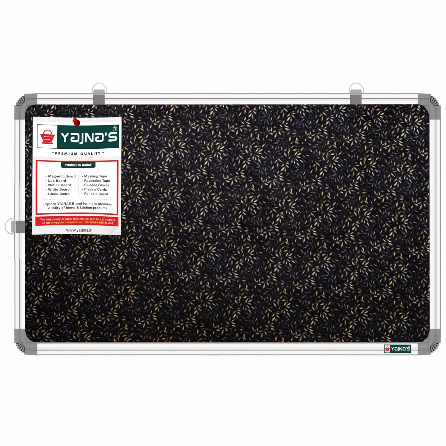 YAJNAS Premium Material Notice Pin-up Board/Pin-up Board/Soft Board ...