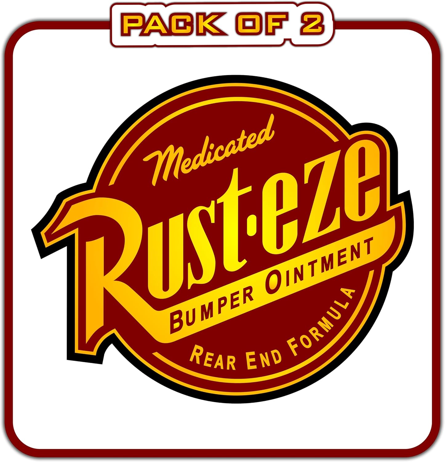 Amazon.com - SHOP A THING – Rust-Eze Sticker - Vinyl Rust-Eze Decal for ...