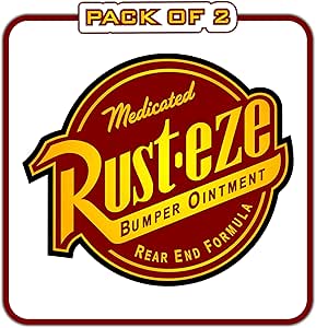 Amazon.com - SHOP A THING – Rust-Eze Sticker - Vinyl Rust-Eze Decal for ...