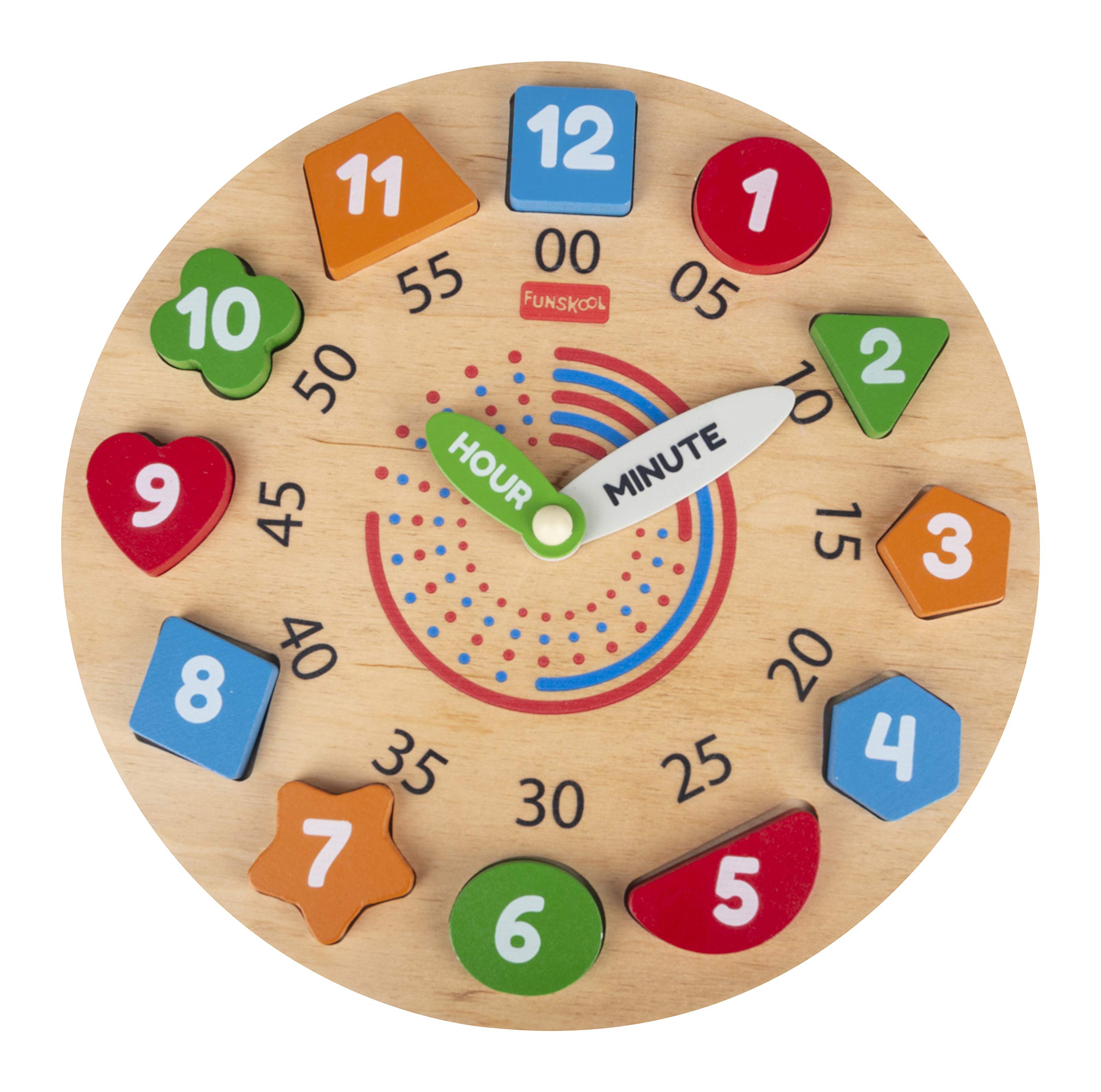 Buy Funskool Giggles - My Clock, Shape sorting clock puzzle, Teaches ...