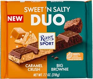 Ritter Sport Sweet N Salty Sharing Chocolate Bar 218g : Amazon.co.uk ...