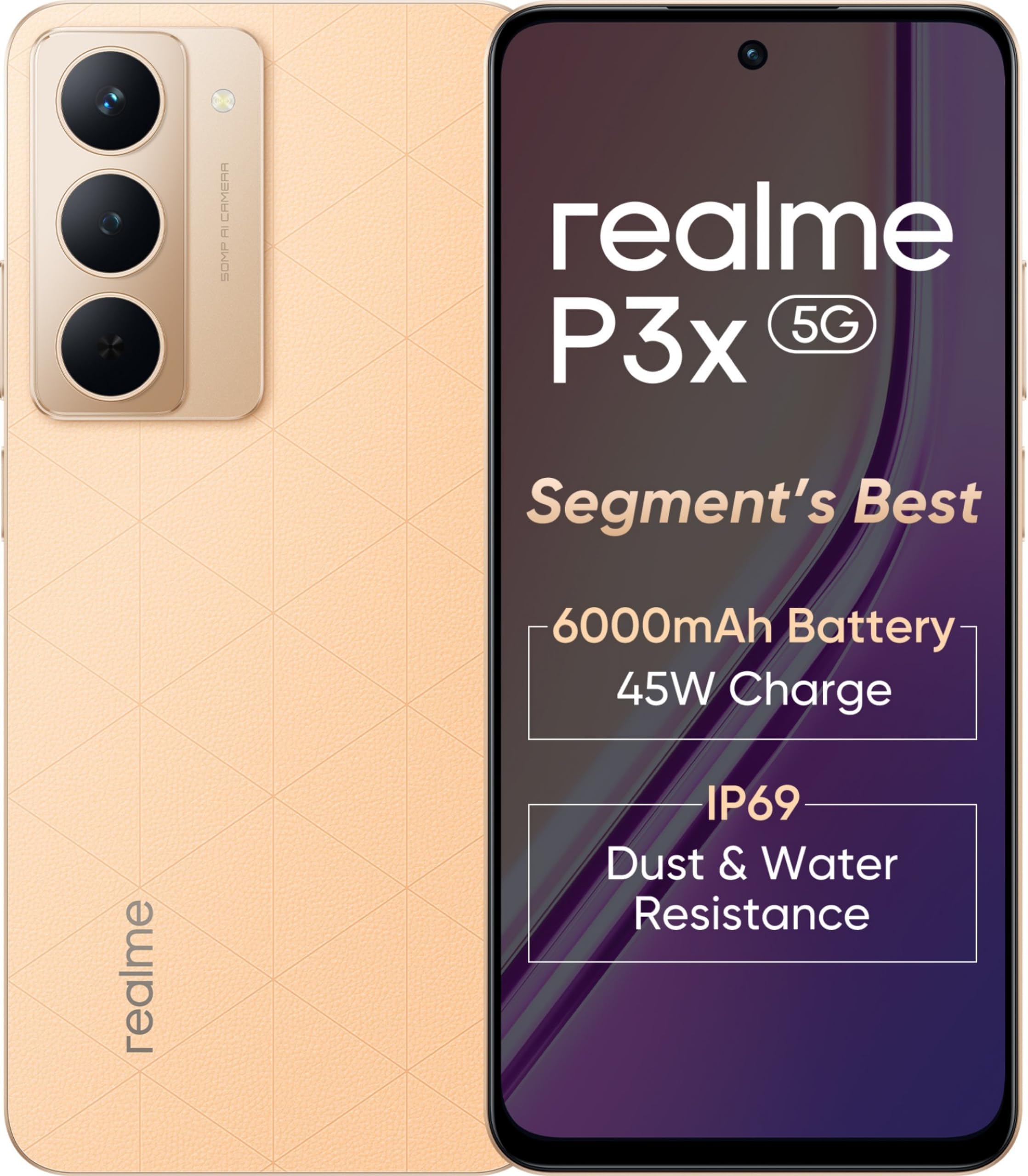 realme NARZO 80x 5G (Deep Ocean,6GB+128GB) | Dimensity 6400 5G Chipset | 6000mAh Long-Lasting ...
