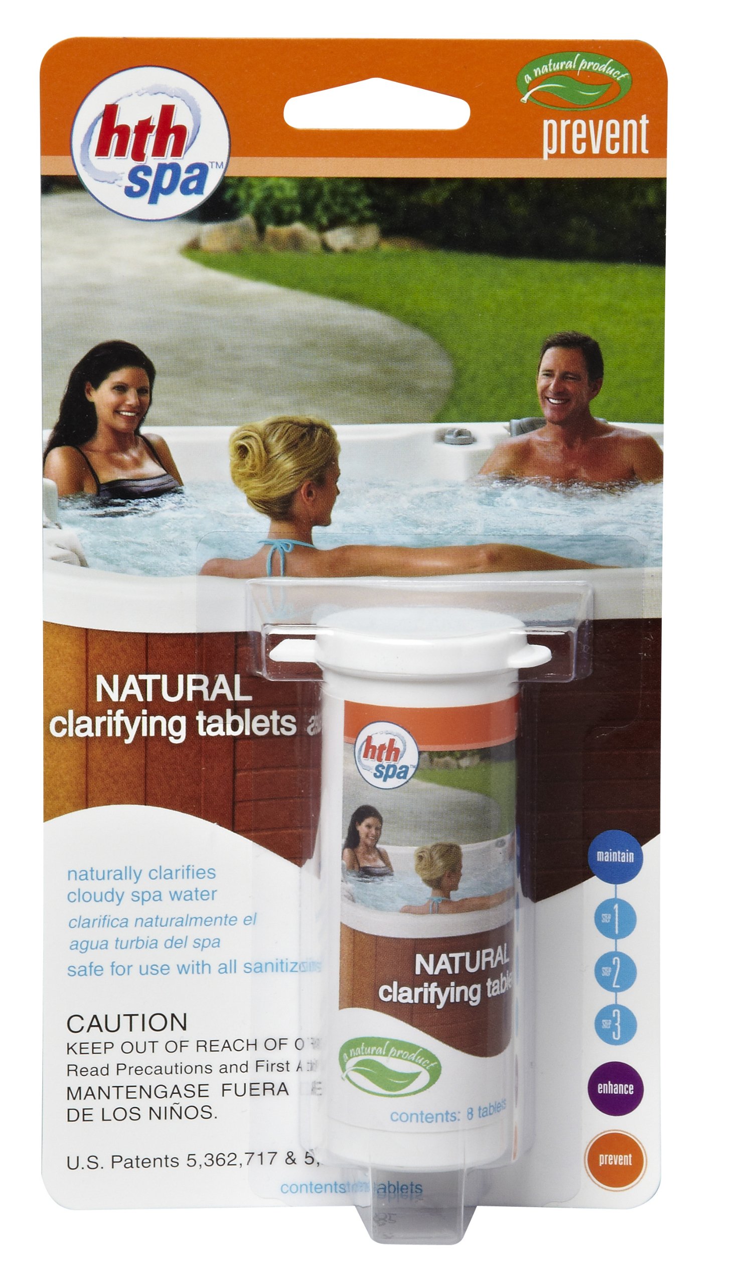 Amazon.com : HTH Spa 86232 Tab Hot Tub Clarifier, 1-Pack : Swimming Pool Clarifiers : Patio ...