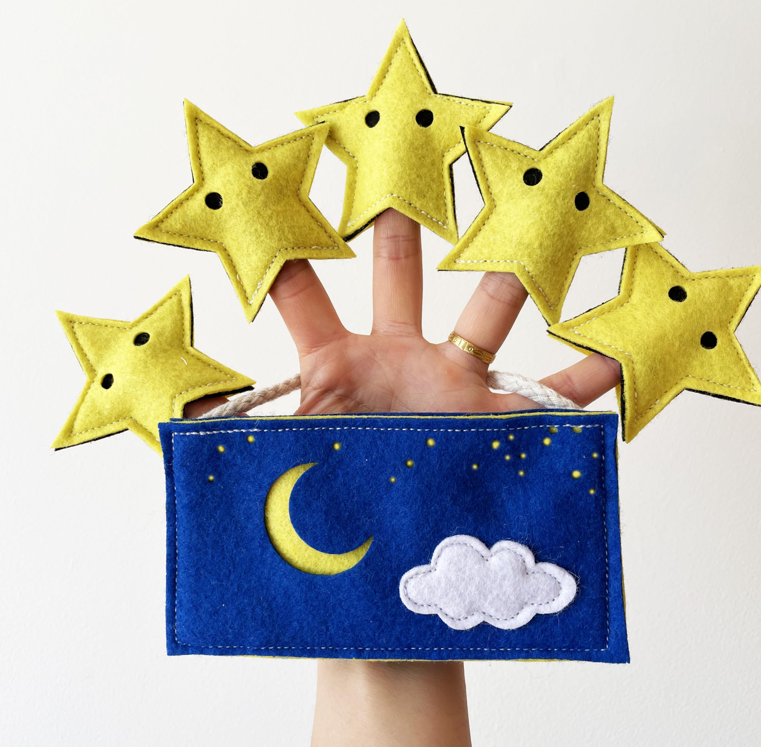 Nursery Rhyme “Twinkle Twinkle Little Star” Finger Puppet with Numbers ...