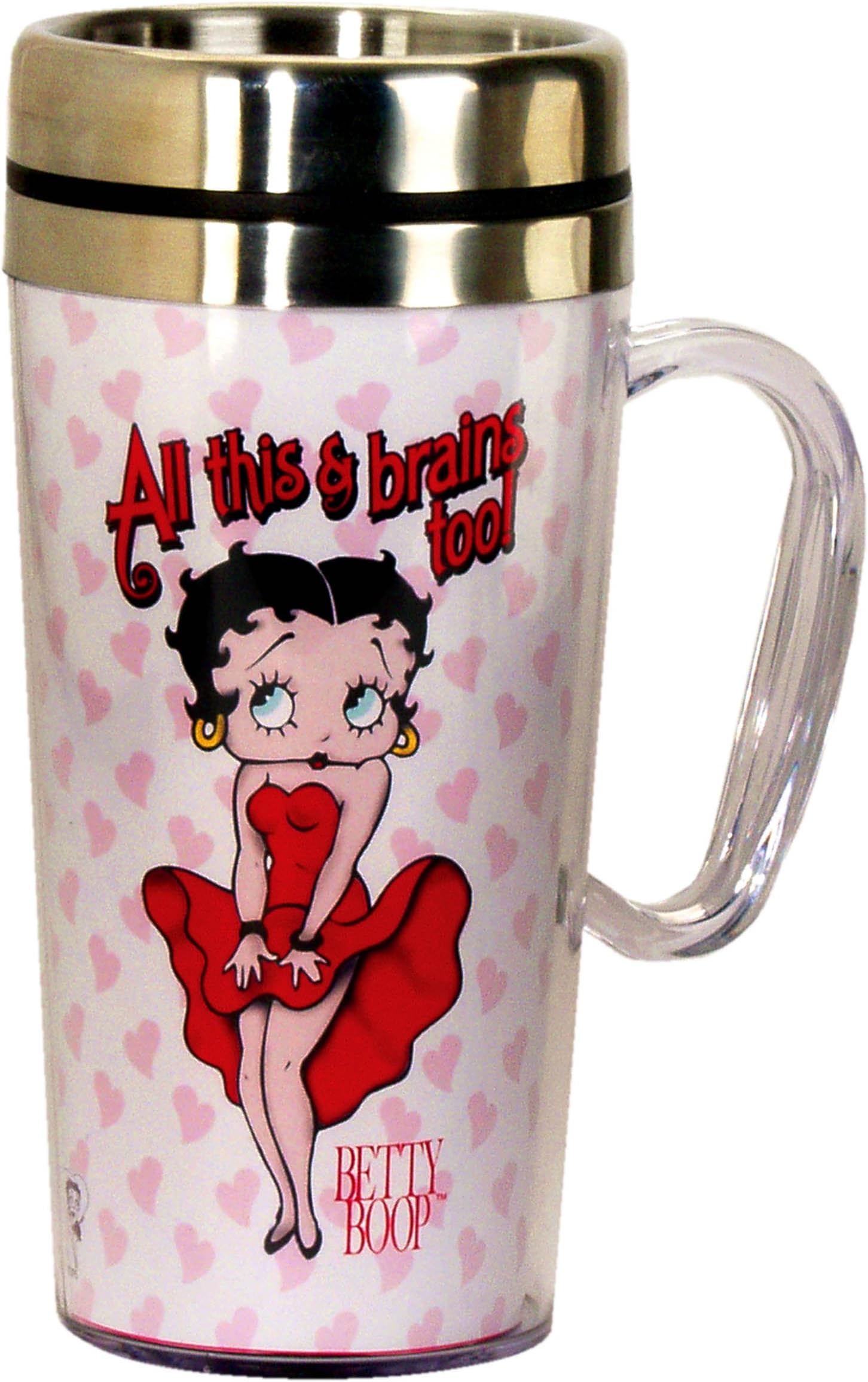 Amazon.com: Betty Boop Mug Pink Attitude : Home & Kitchen