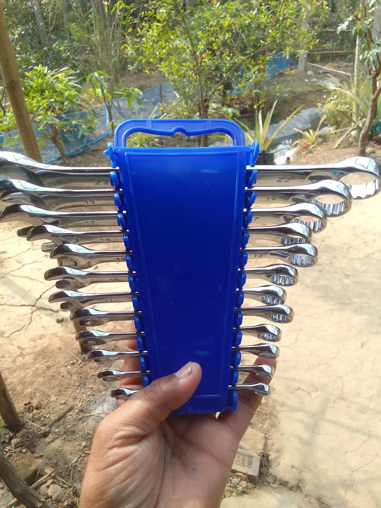 ACHRO Open End 12 pcs Long Combination Spanner Set | Wrench Set/Spanner ...