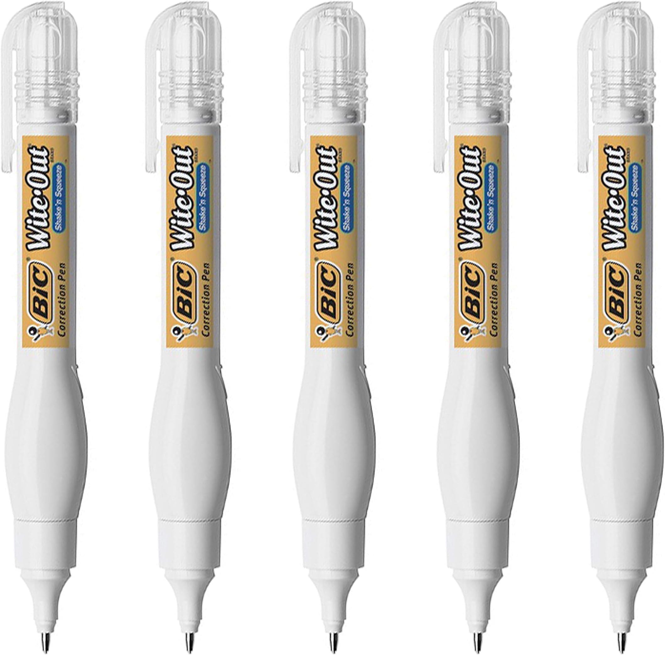 Amazon.com : BIC WOSQP11 Wite-Out Shake 'n Squeeze Correction Pen, 8 ml ...