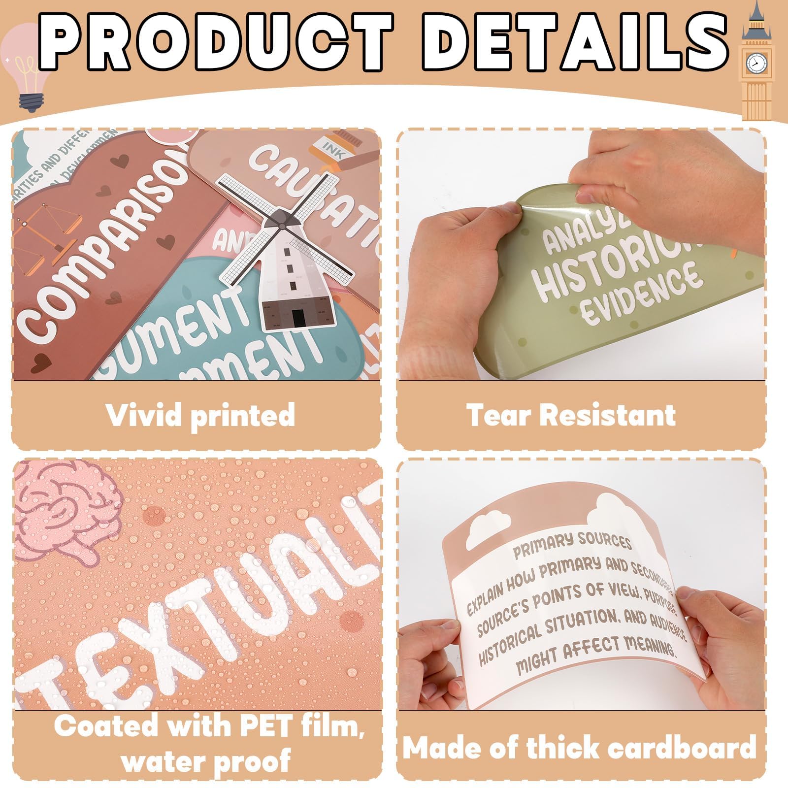 Snapklik.com : History Class Bulletin Board Set For Classroom ...