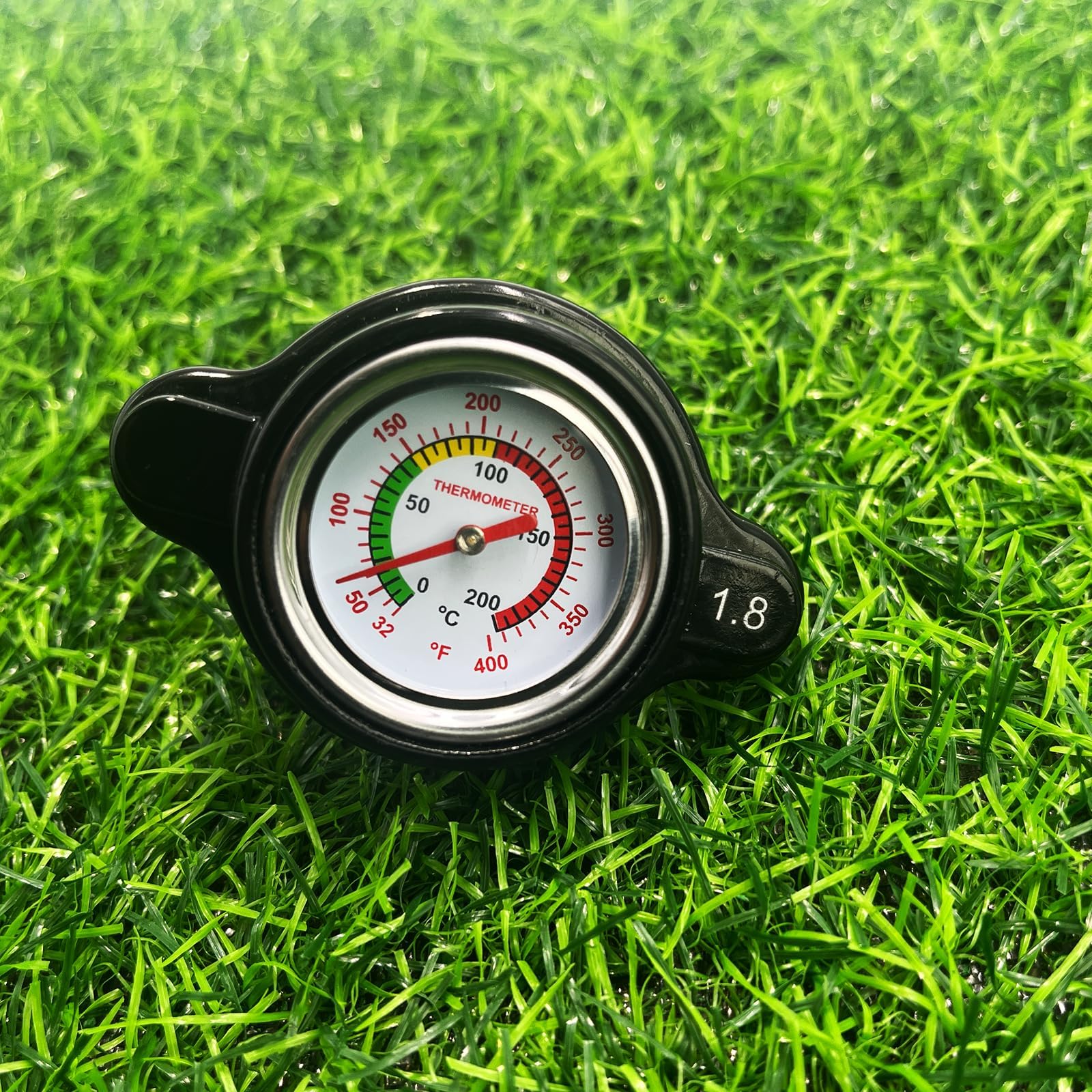 Amazon.com: High Pressure Radiator Cap with Temperature Gauge ...