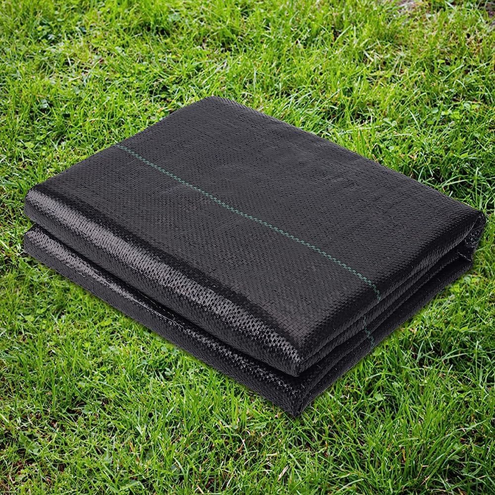 Amazon.com : ZJIA 3ft x 50 ft Woven Weed Barrier Landscape Fabric Heavy ...