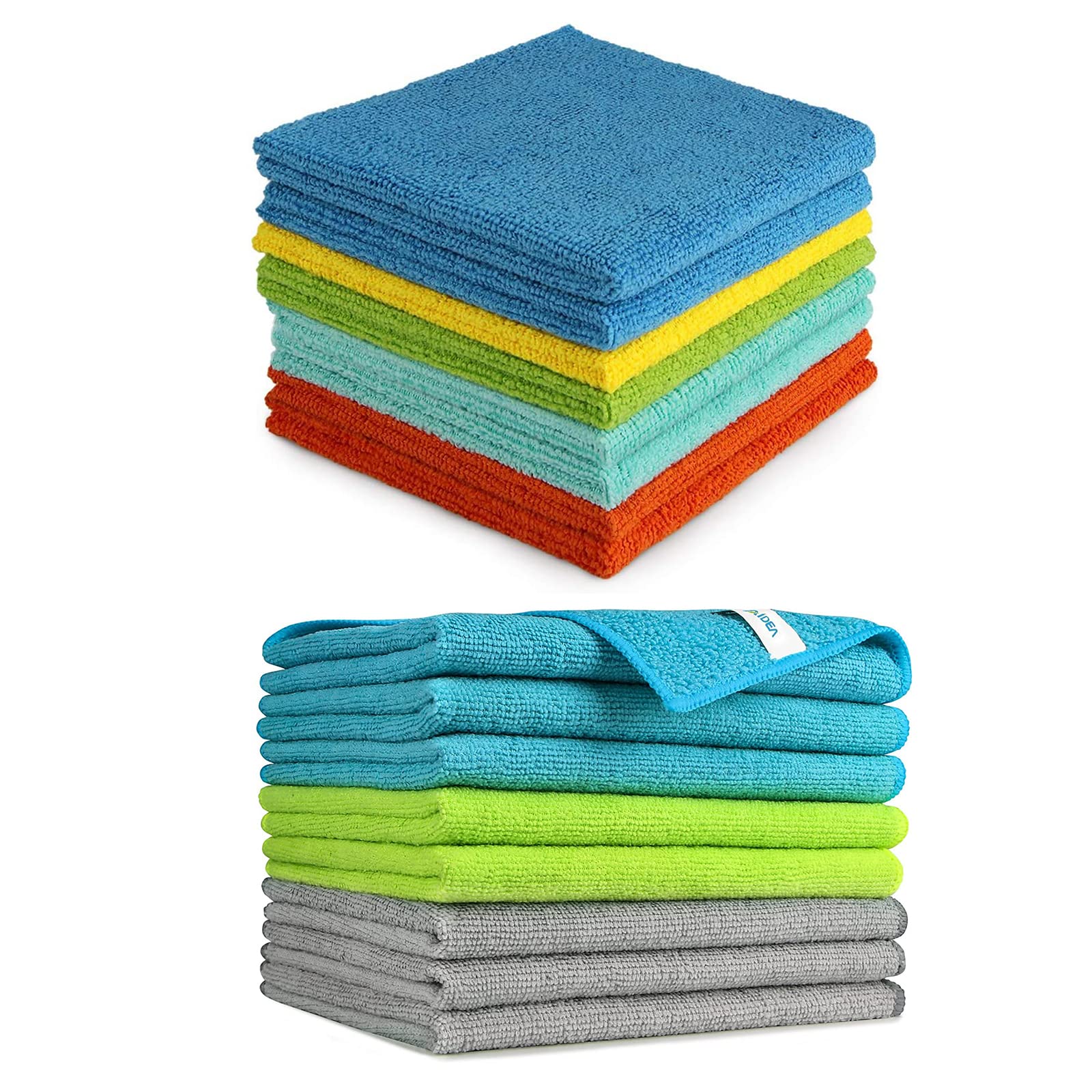 Amazon.com: AIDEA Microfiber Cleaning Cloths-8PK, Softer Highly ...