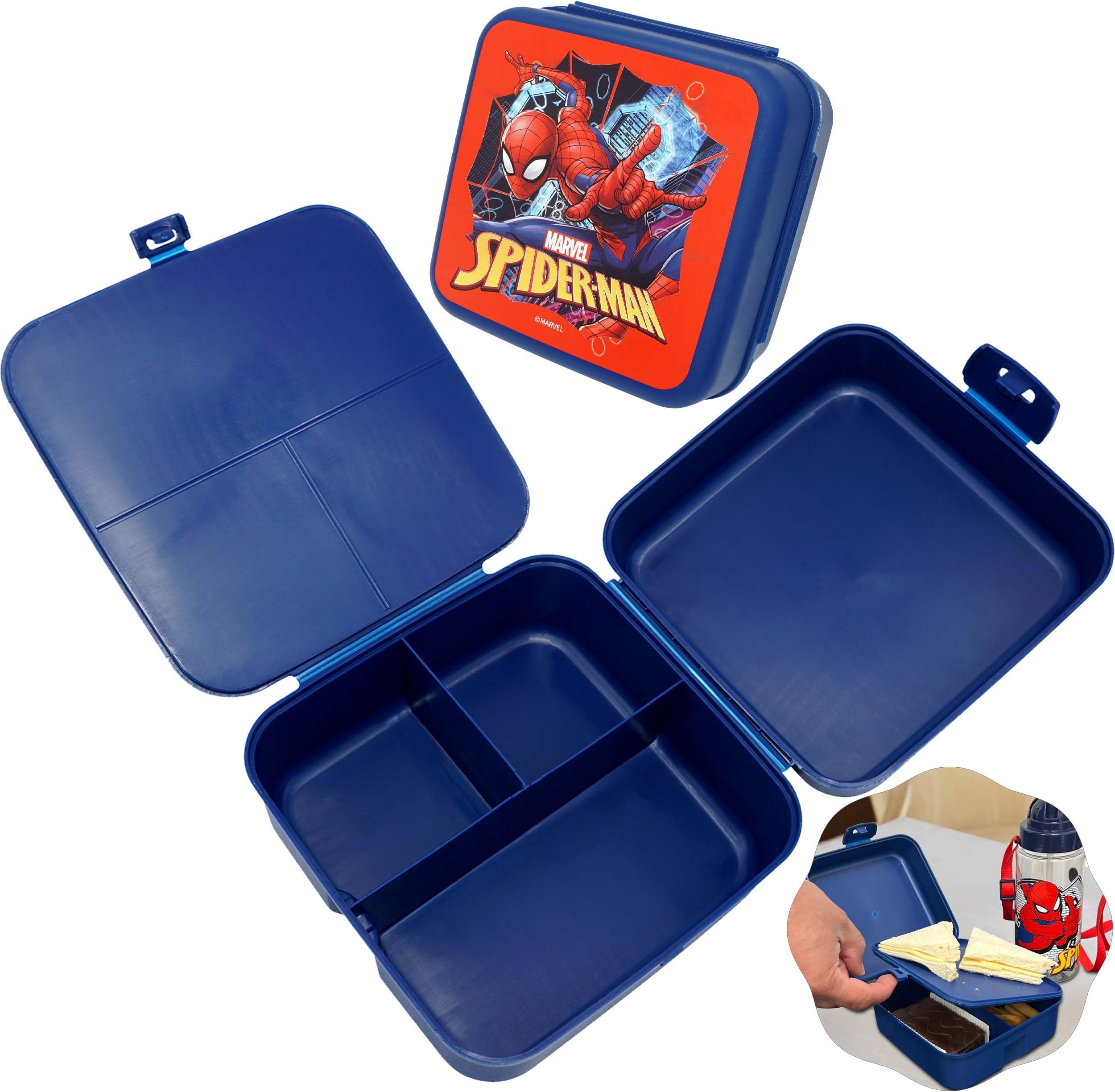 Zawadi Global Spiderman Kids Childrens Lunch Box Set – Insulated Lunch ...