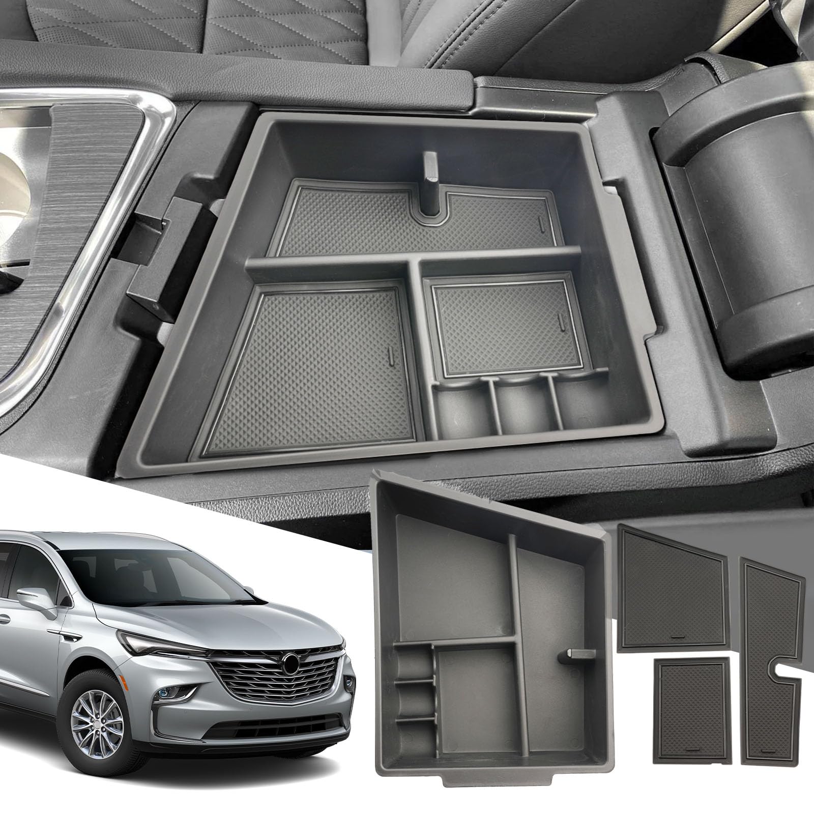 Amazon.com: SXCY Fit for 2018-2023 2024 Buick Enclave Center Console ...