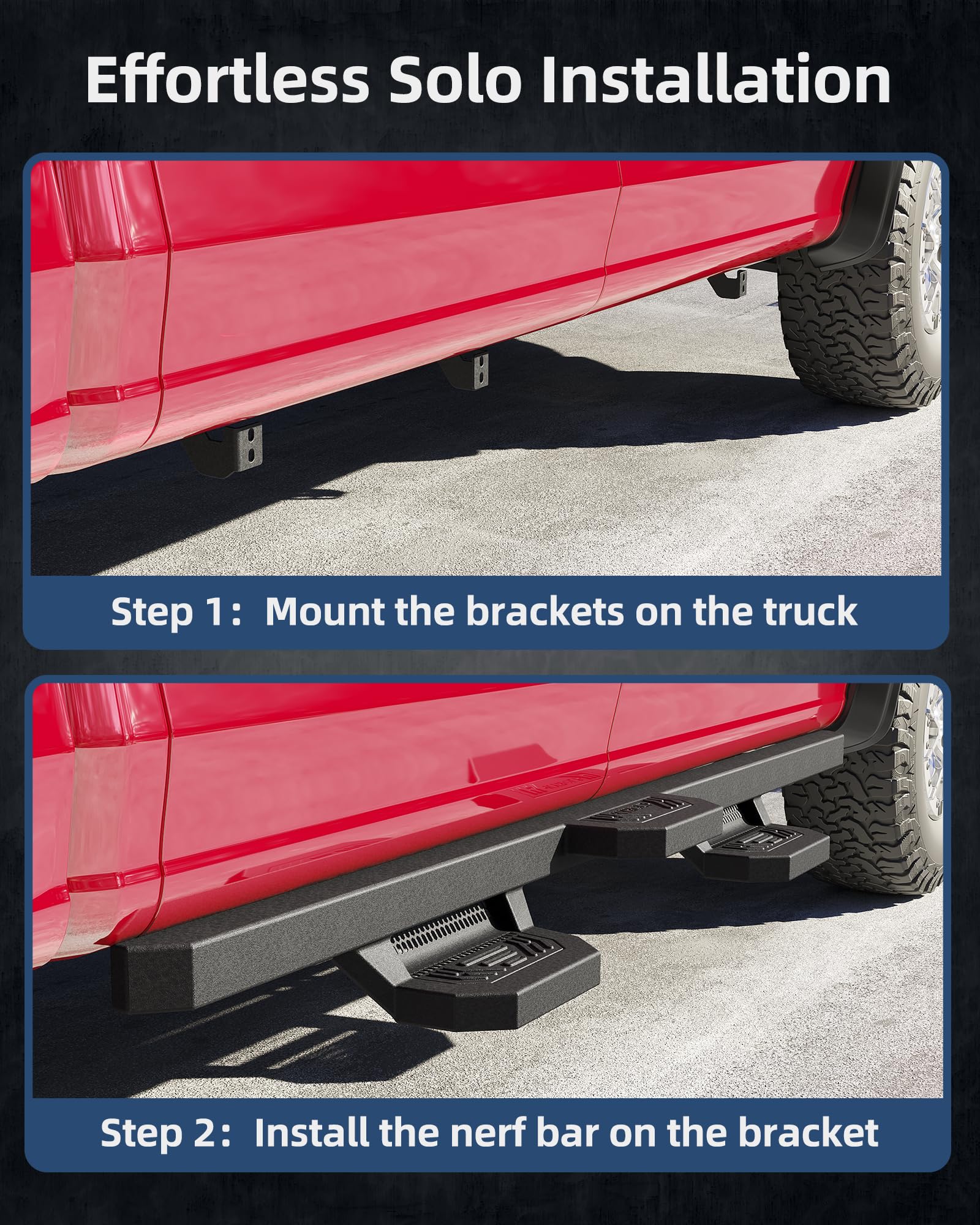 Snapklik.com : KYBOLT Running Boards Compatible