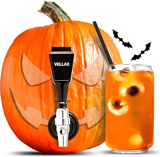 Amazon.com | Pumpkin Tap Beverage Dispenser Kit - Fruit Keg Tapping Kit ...