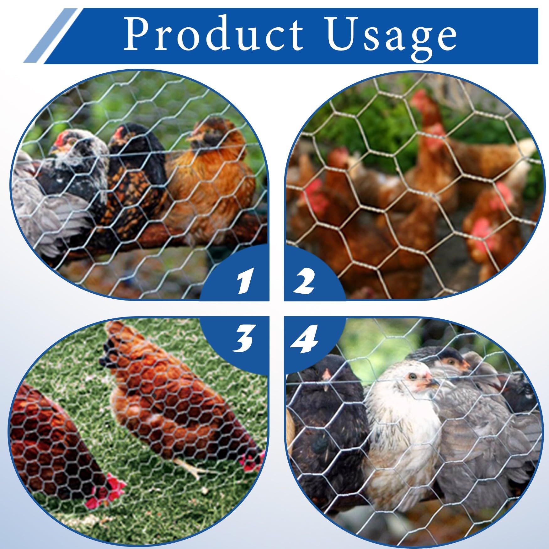 Snapklik.com : Hexagonal Chicken Wire Poultry Netting Galvanized Mesh ...