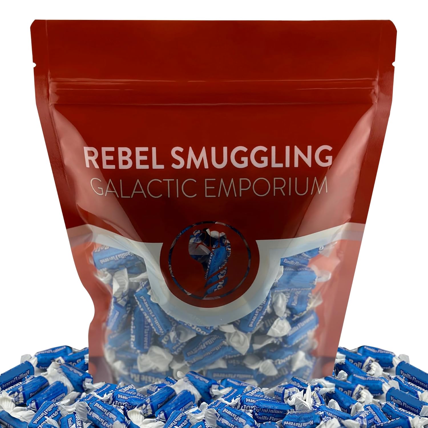 Amazon.com : Vanilla Fruit Chews Bulk 2lbs bag of Blue Individually ...