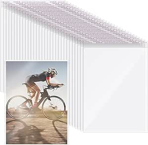 100Pcs Magazine Protectors for Collectors 9.25 x 11.42 inch Clear ...