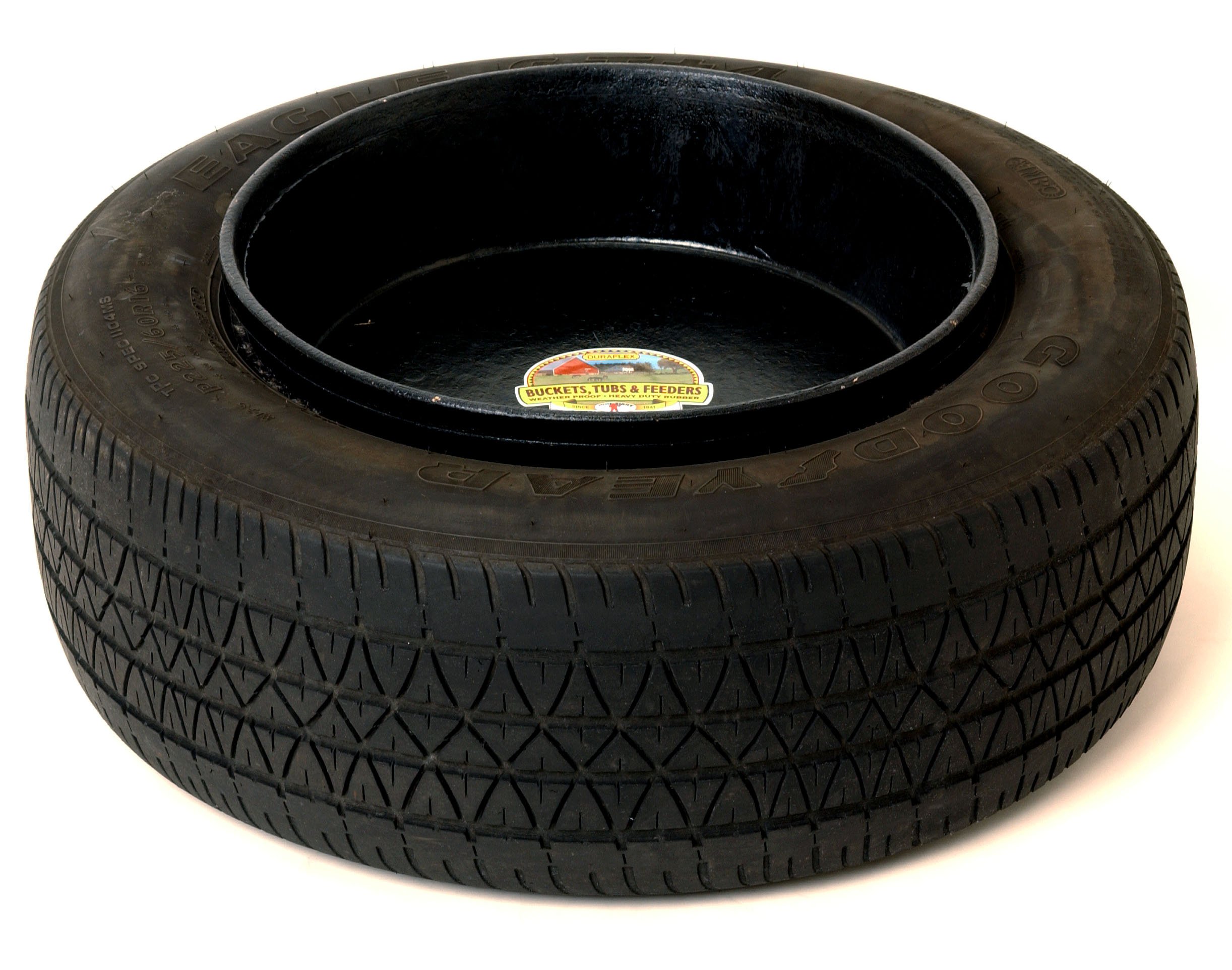 Little Giant® Heavy Duty Rubber Tub | Durable Rubber Feed Pan | Indoor ...