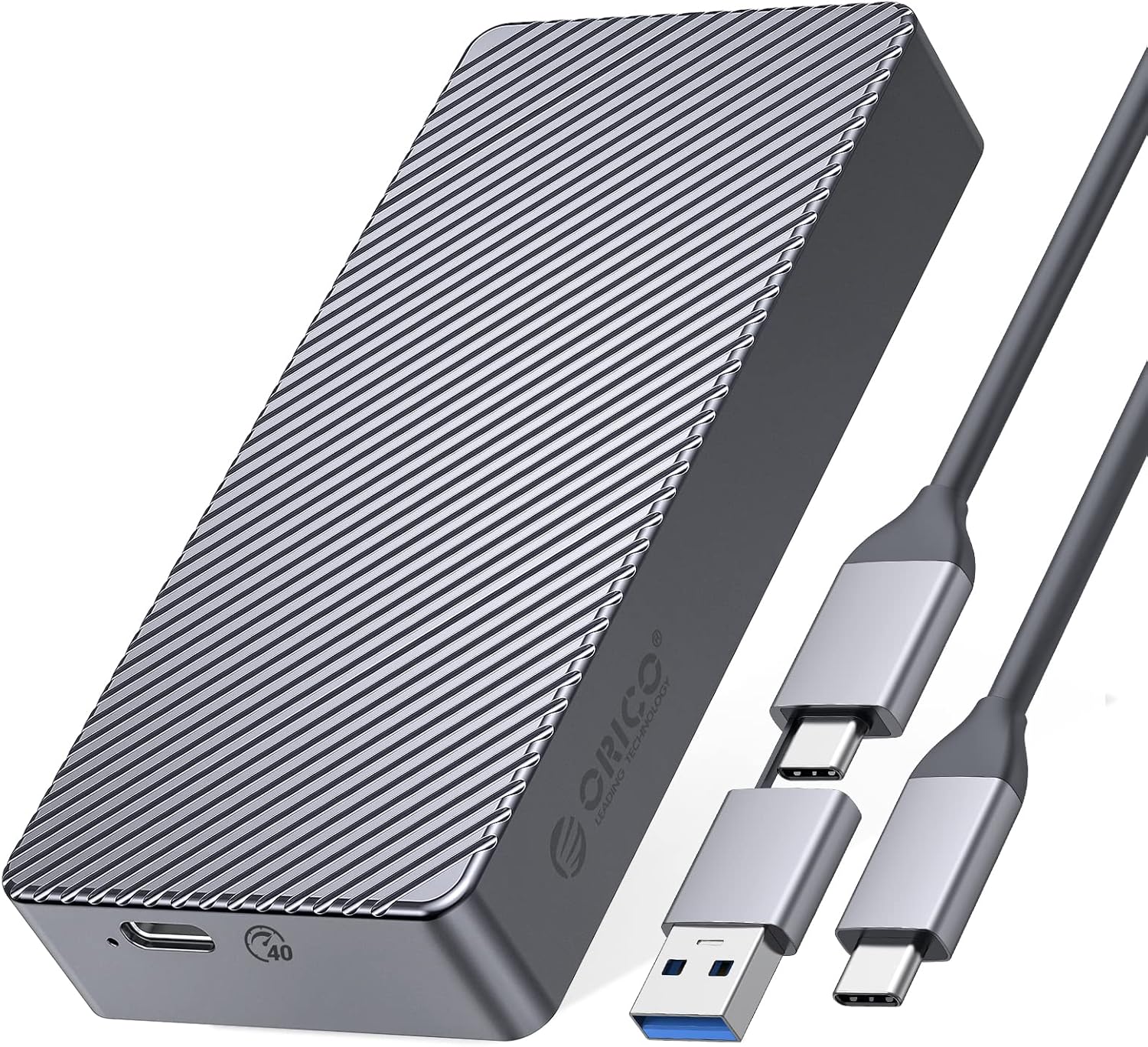 ORICO 40Gbps M.2 NVMe SSD Enclosure USB4 PCIe3.0x4 USB-C Aluminum ...
