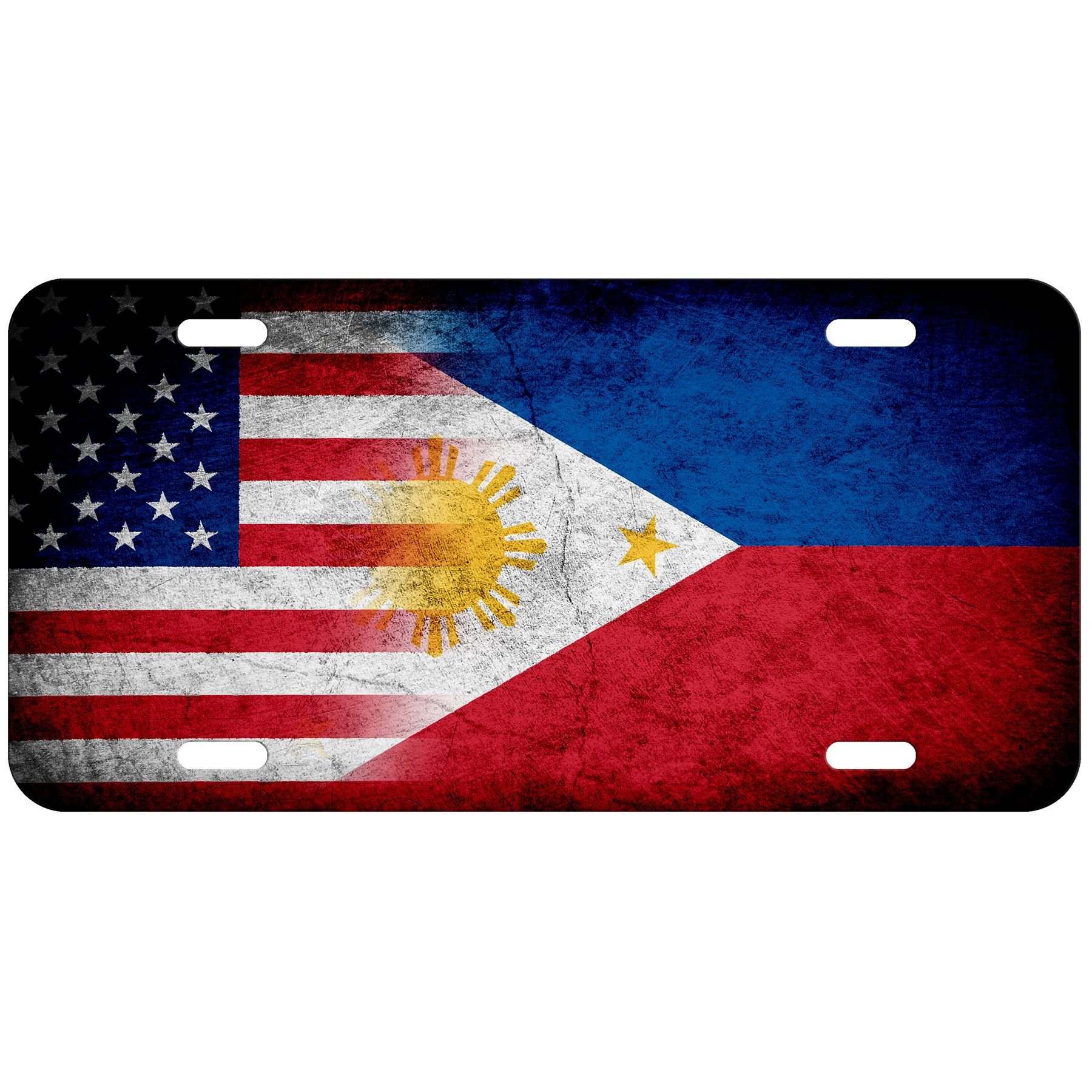Amazon.com: Aluminum License Plate - Flag of Philippines (Filipino ...