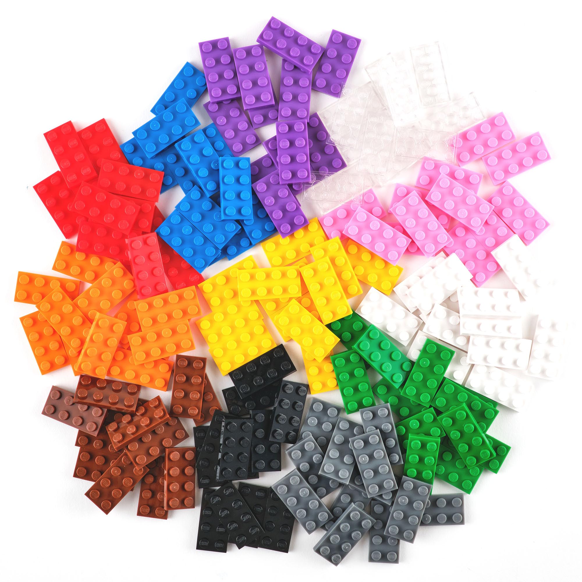 Amazon.com: Strictly Briks Compatible with Lego Classic Flat Bricks ...