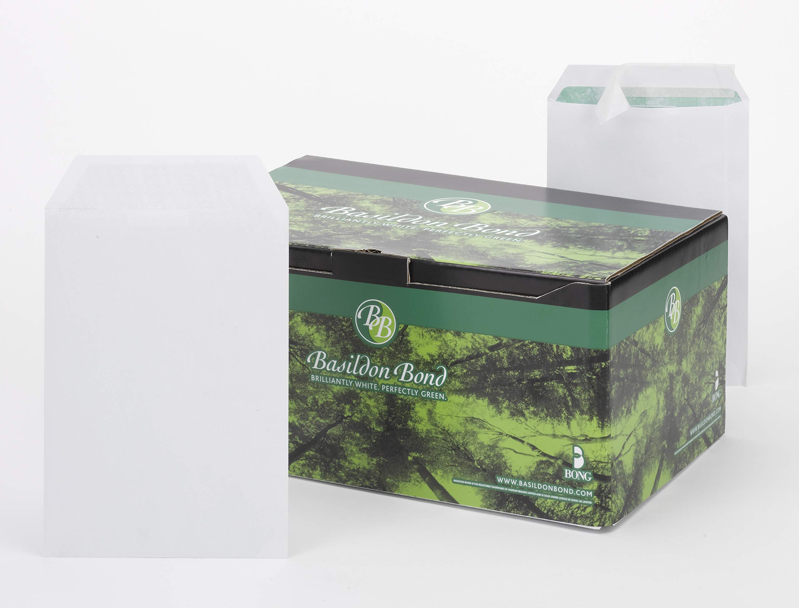 Basildon Bond Envelopes Pocket Peel and Seal 120gsm White C5 (Pack 500 ...