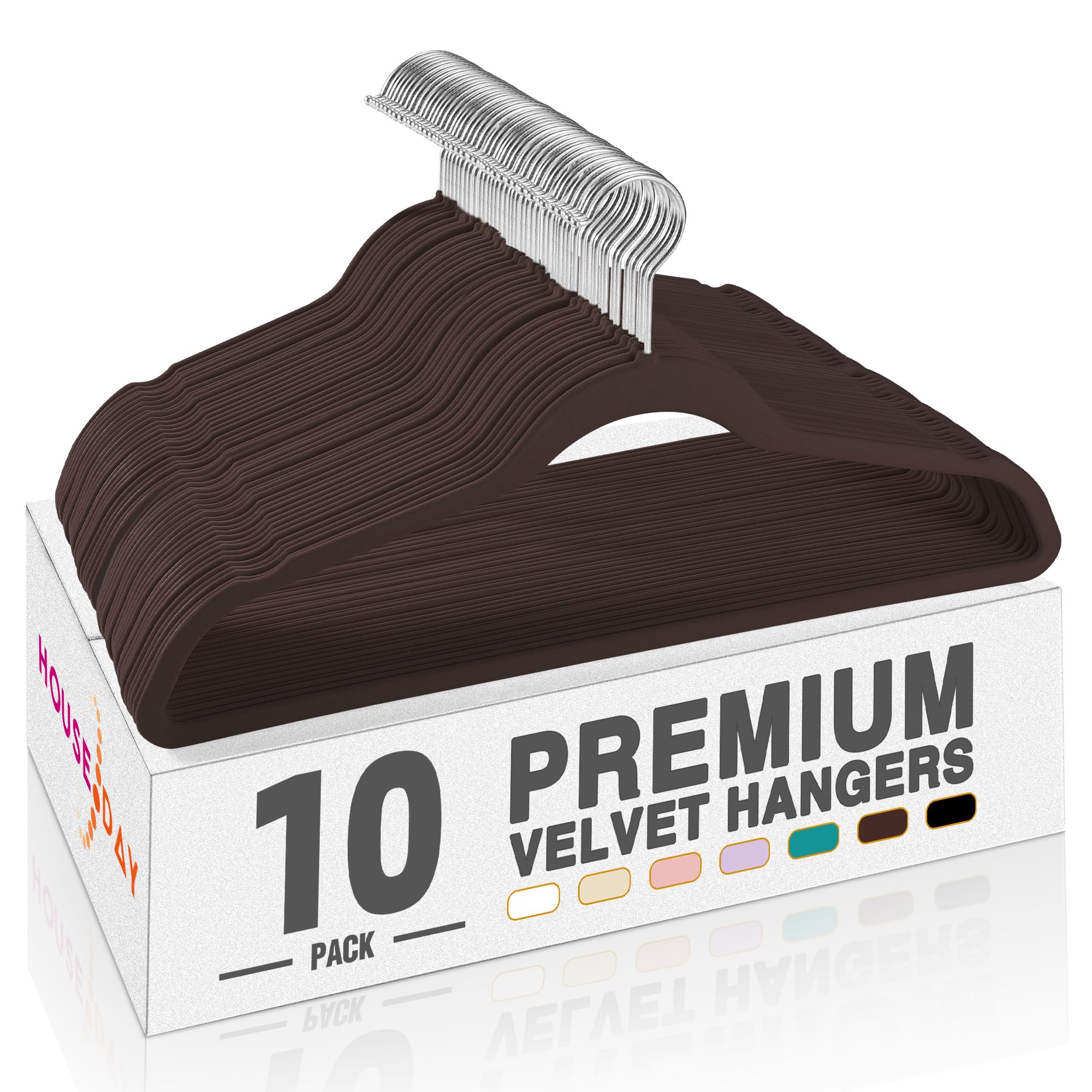 Snapklik.com : Grey Velvet Hangers 10 Pack, Premium Clothes Hangers Non ...