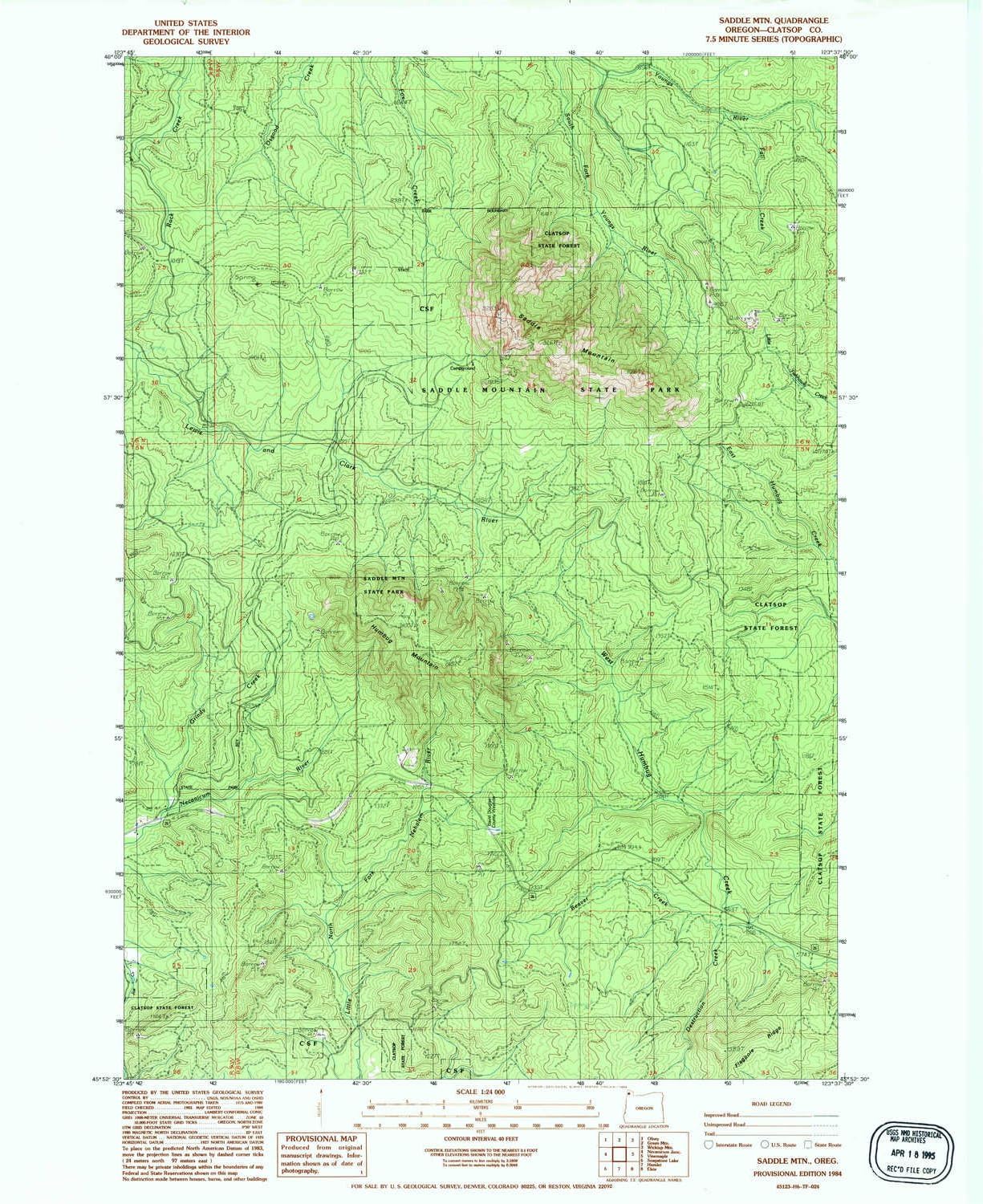 Amazon.com : YellowMaps Saddle MTN OR topo map, 1:24000 Scale, 7.5 X 7. ...
