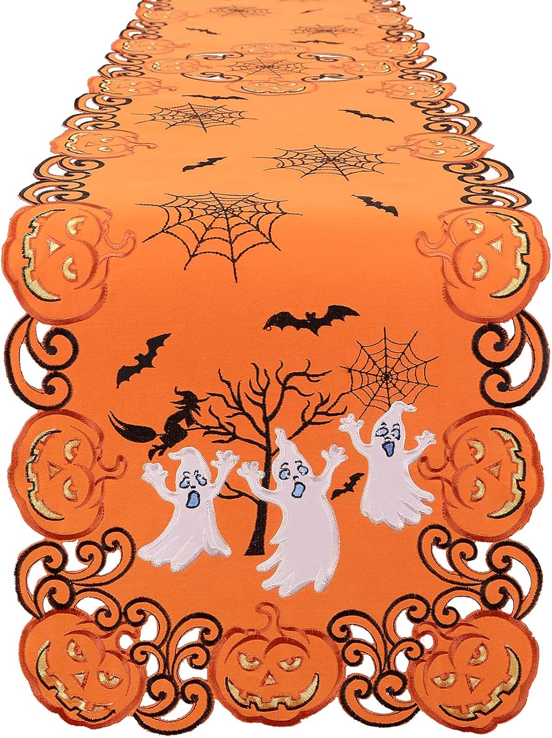 Amazon.com: Simhomsen Embroidered Spooky and Scary Halloween Ghost ...