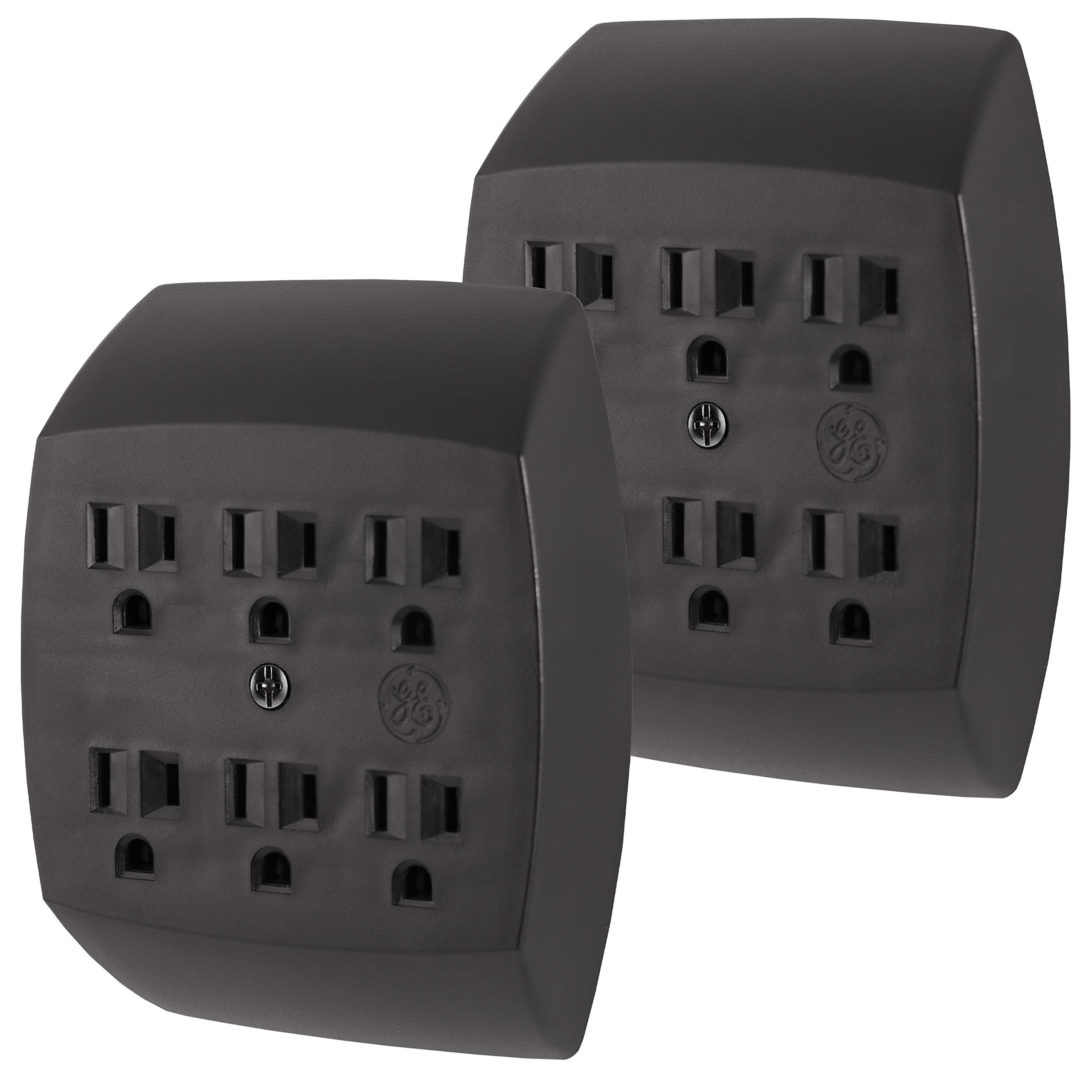 Snapklik.com : 6-Outlet Extender Wall Tap, 2 Pack, Grounded Adapter ...