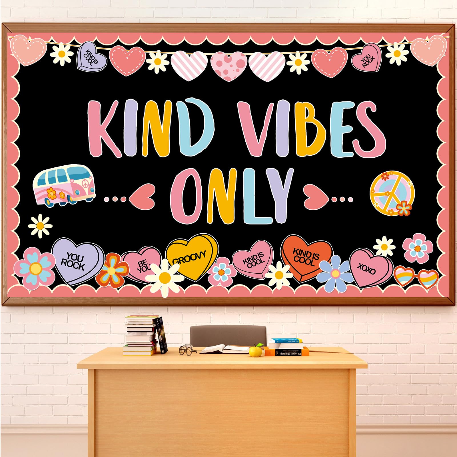 Amazon.com : Naozinebi Boho Valentine's Day Classroom Bulletin Board ...