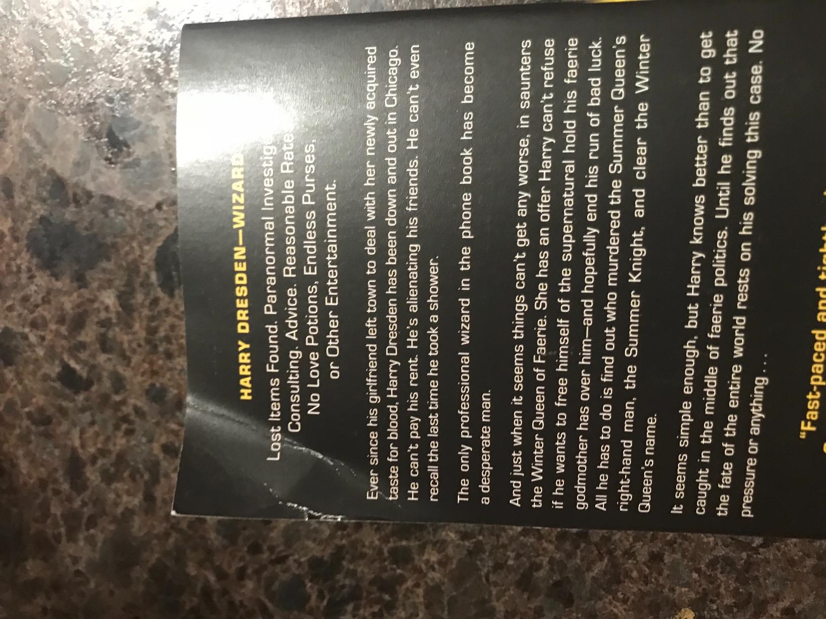 Amazon.com: Summer Knight: The Dresden Files, Book Four (The Dresden ...