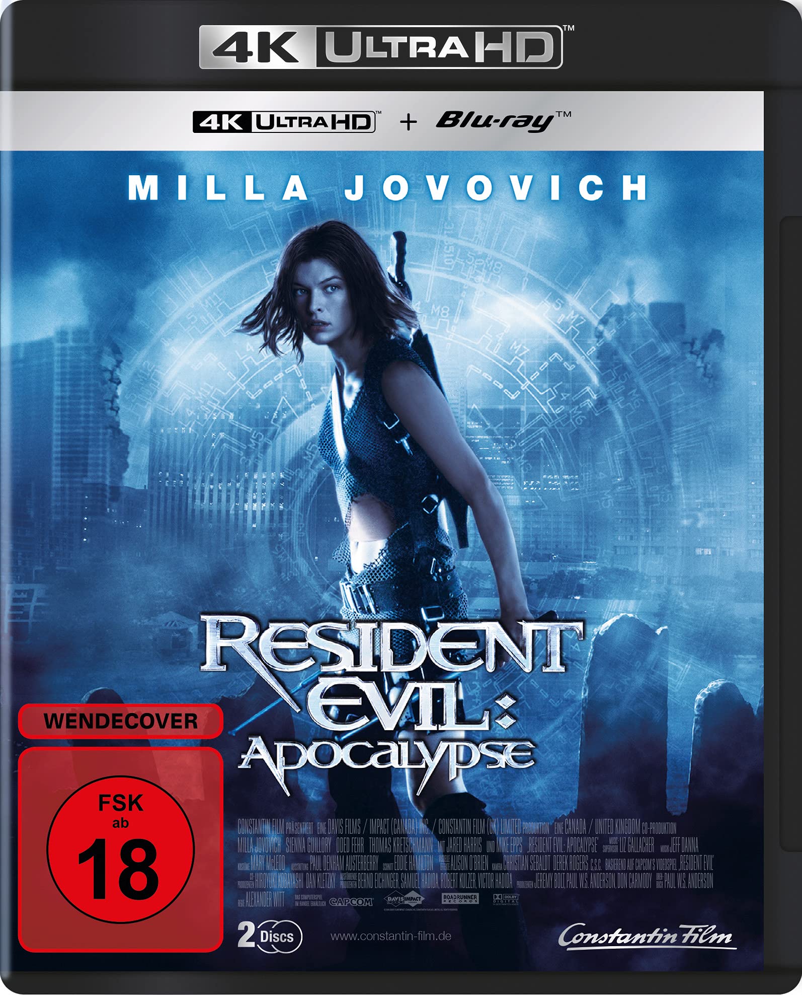 Resident Evil: Apocalypse (4K Ultra-HD) (+ Blu-ray 2D): Amazon.de ...