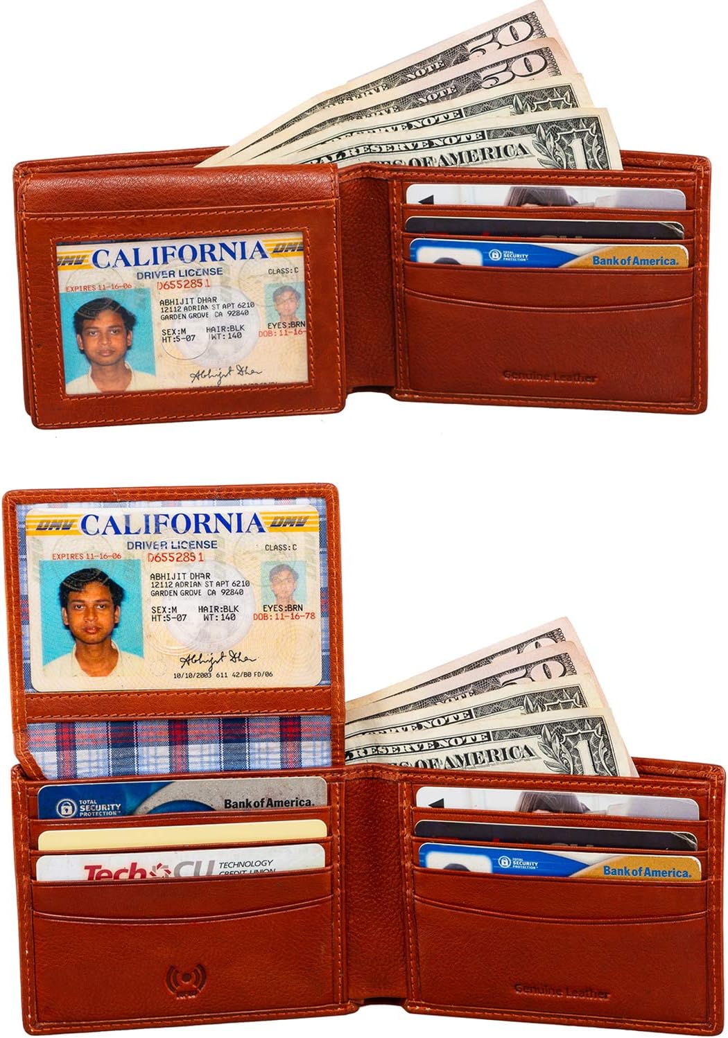 Picchio Genuine Leather Men’s Soft Slim and Minimalist Front Pocket Bi ...