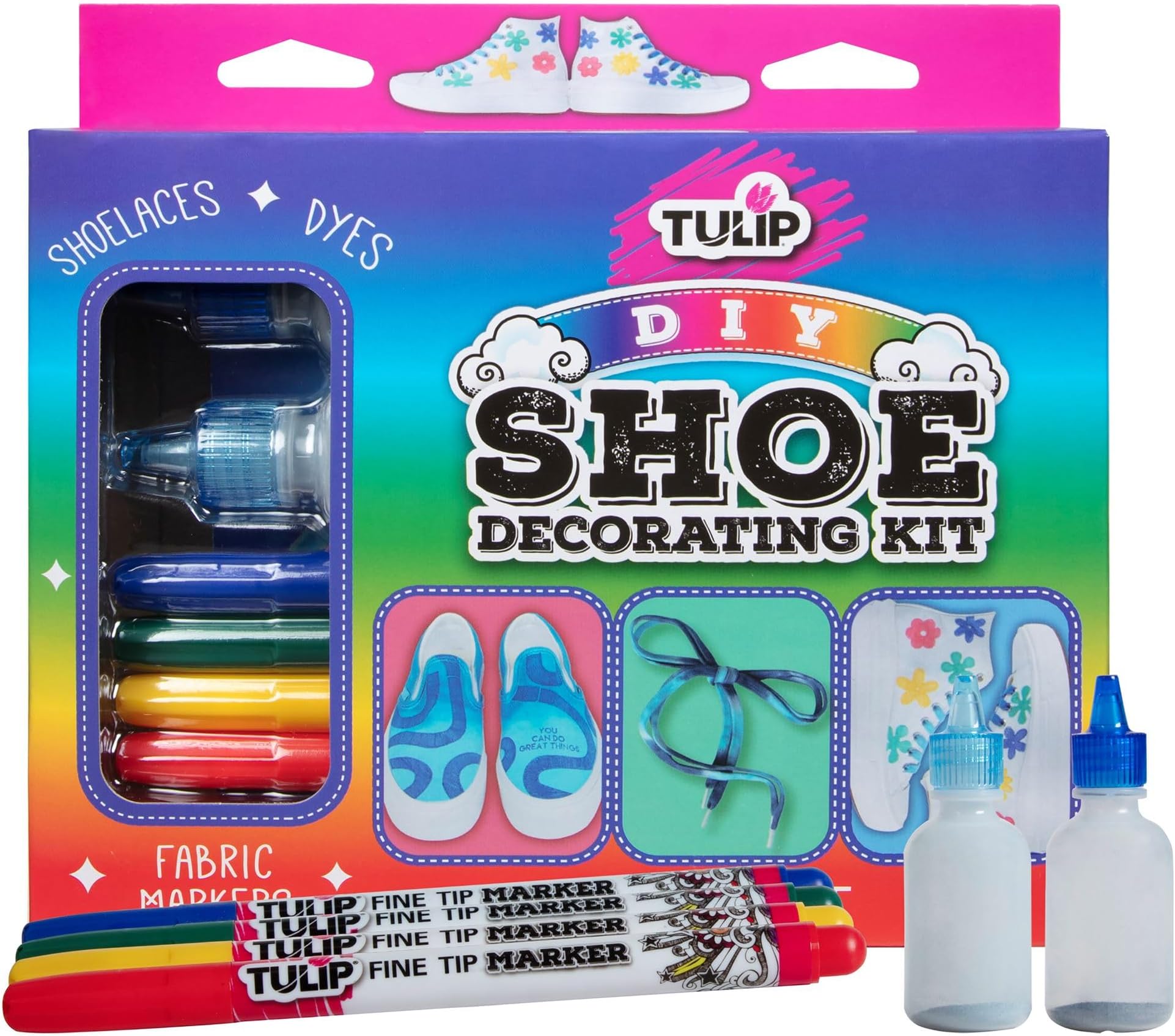 Amazon.com: TULIP Shoe Decorating Kit, Fashion Kicks Made Easy ...