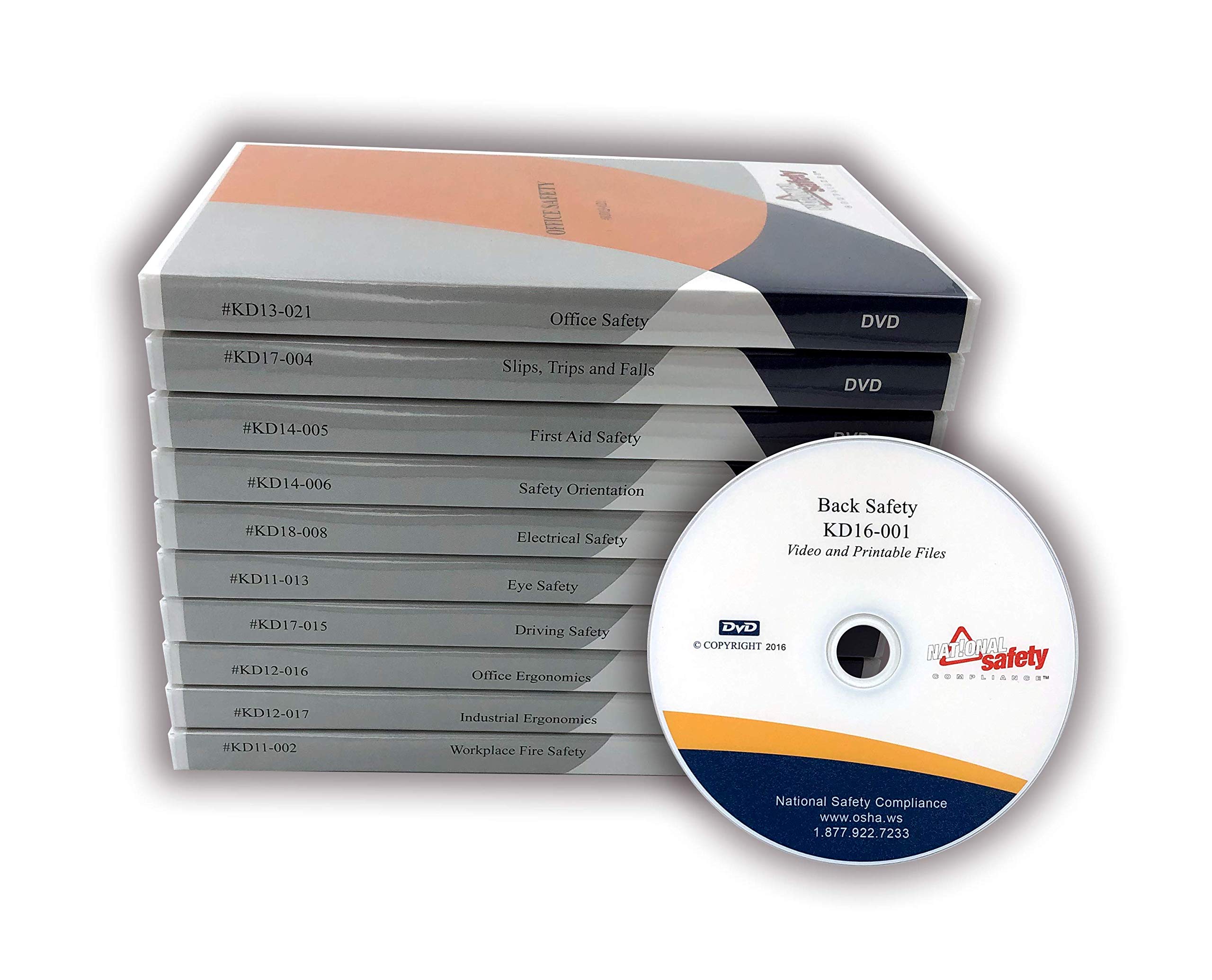 Amazon.com: 10 OSHA Compliance & Safety DVD Video Training Kits W/Power ...