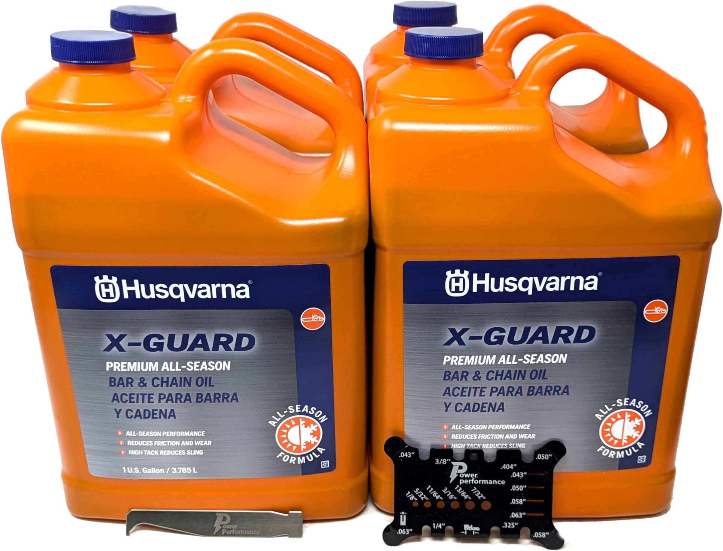 Amazon.com : Husqvarna X-Guard Premium All Season Bar & Chain Oil, 1 ...