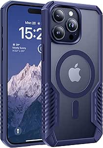 Amazon.com: MOBOSI Privacy for iPhone 15 Pro Max Case [Compatible with MagSafe] Shockproof ...