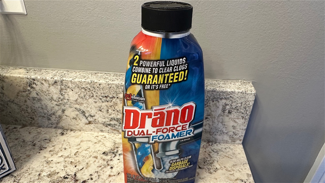 Watch Drano Dual-Force Foamer Clog Remover - 17 oz Bottle on Amazon Live
