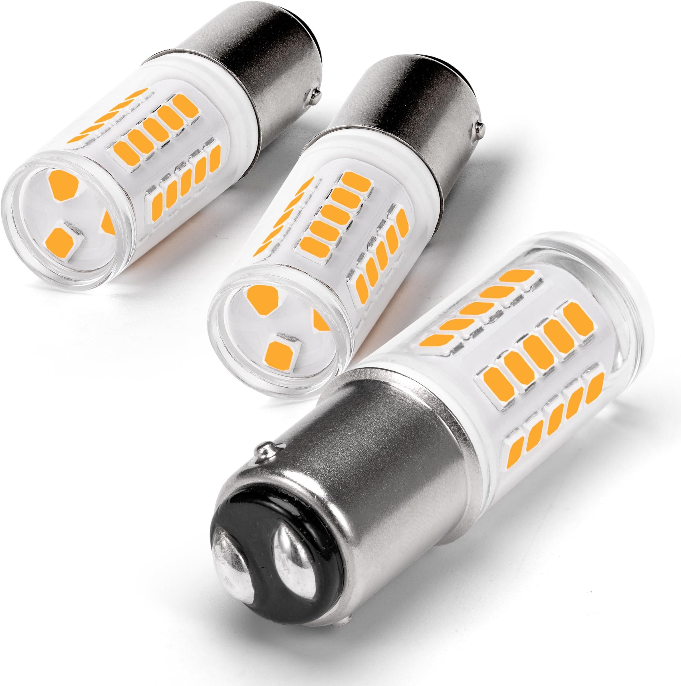 Amazon.com: 12 Volt 1142 1176 1076 1004 BA15D LED Bulbs Warm White ...