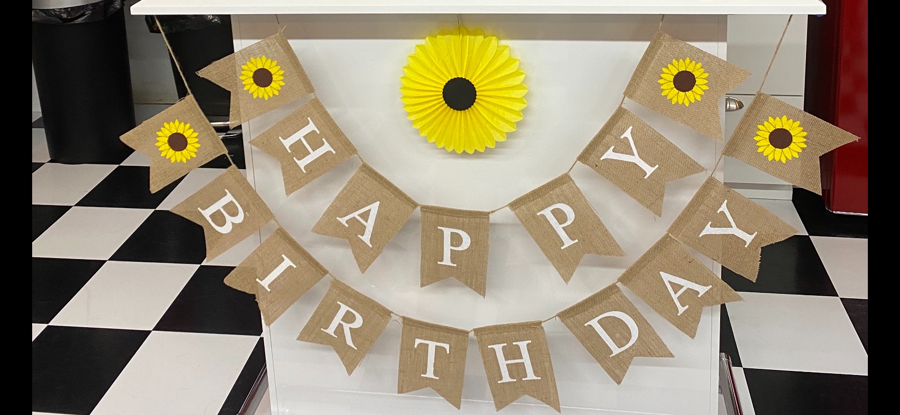 Amazon.com: CHRORINE Sunflower Birthday Party Decorations Supplies Kit ...