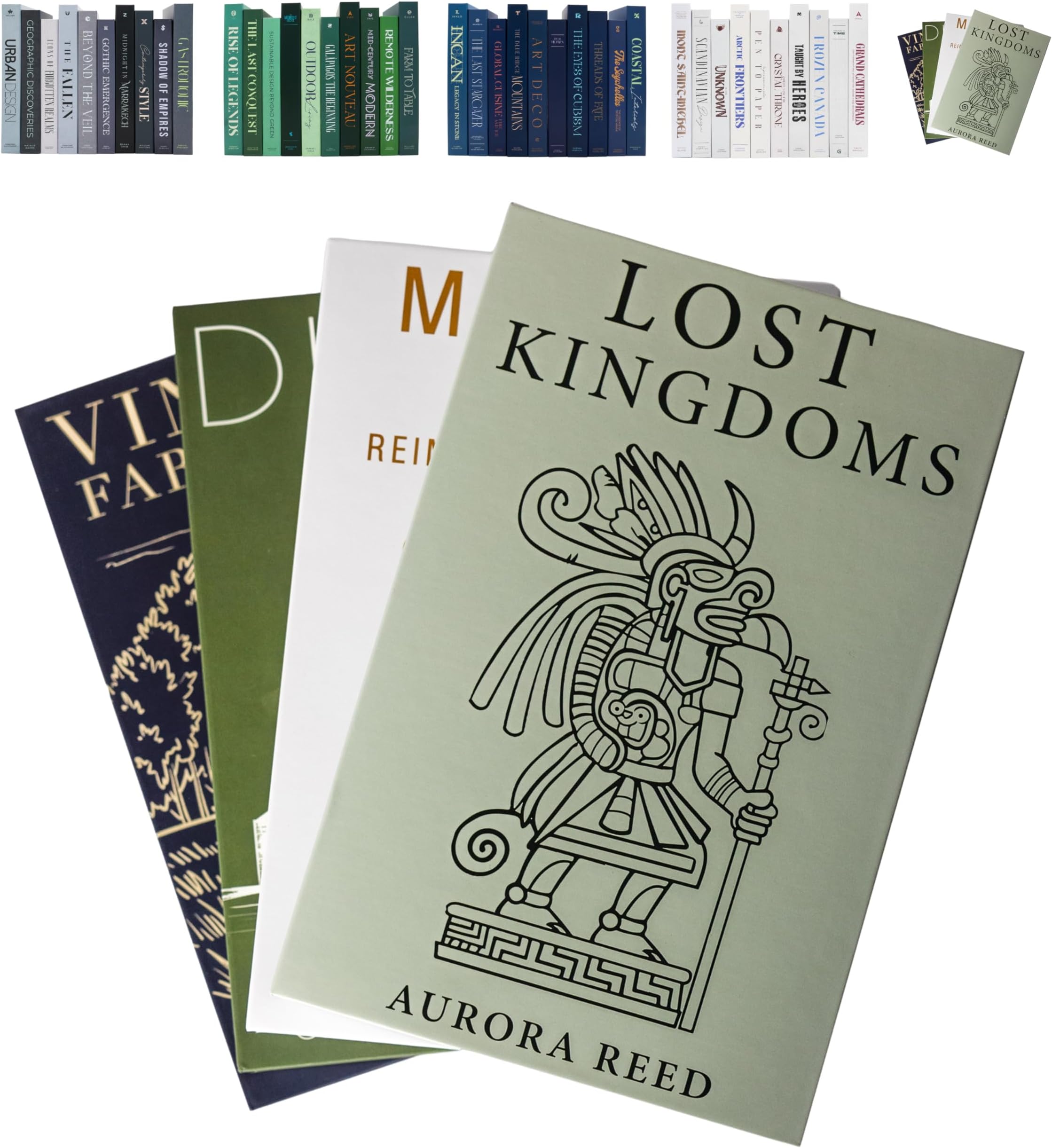 Amazon.com: BANUKA Faux Books for Decoration with Hidden Storage ...