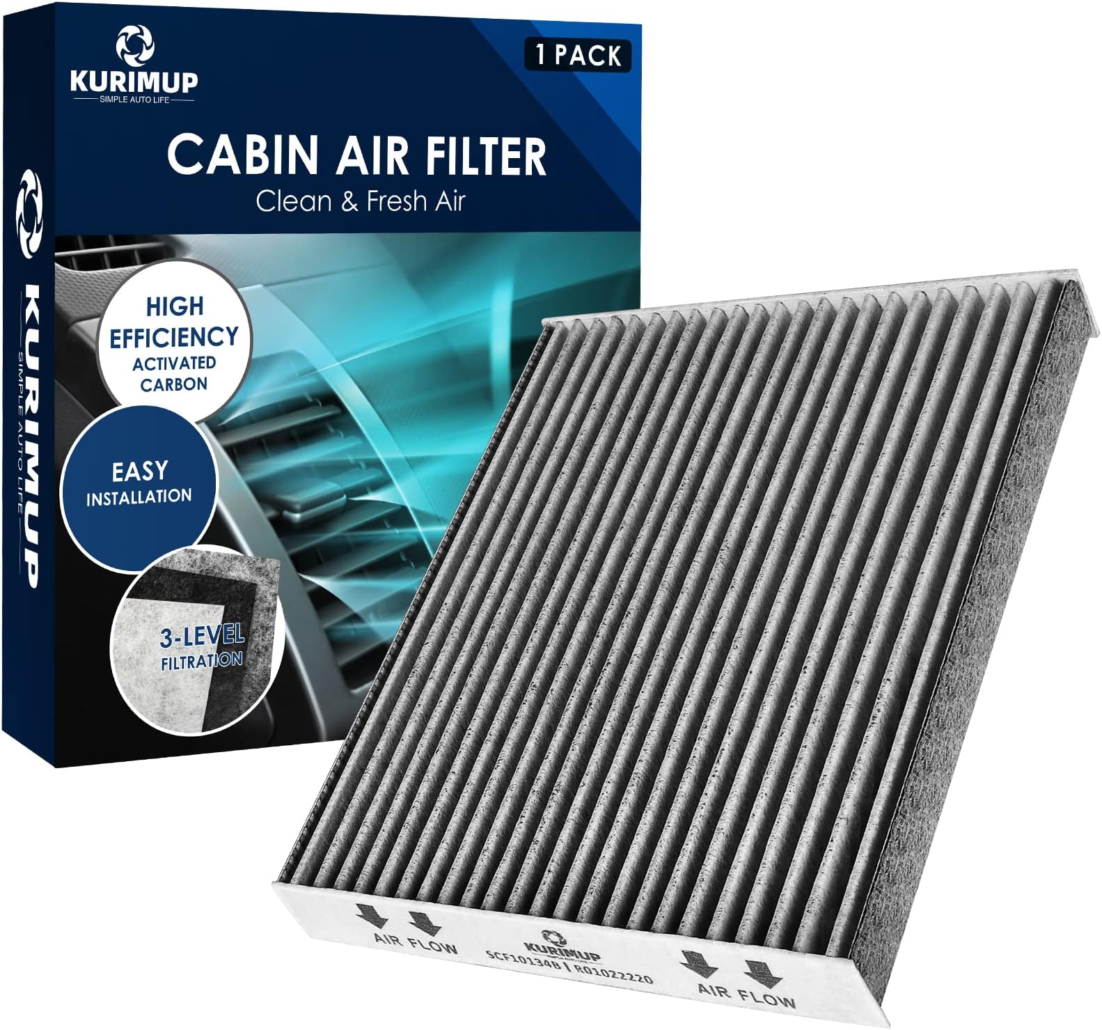 Amazon.com: KURIMUP Cabin Air Filter,Replacement for CP134 (CF10134 ...