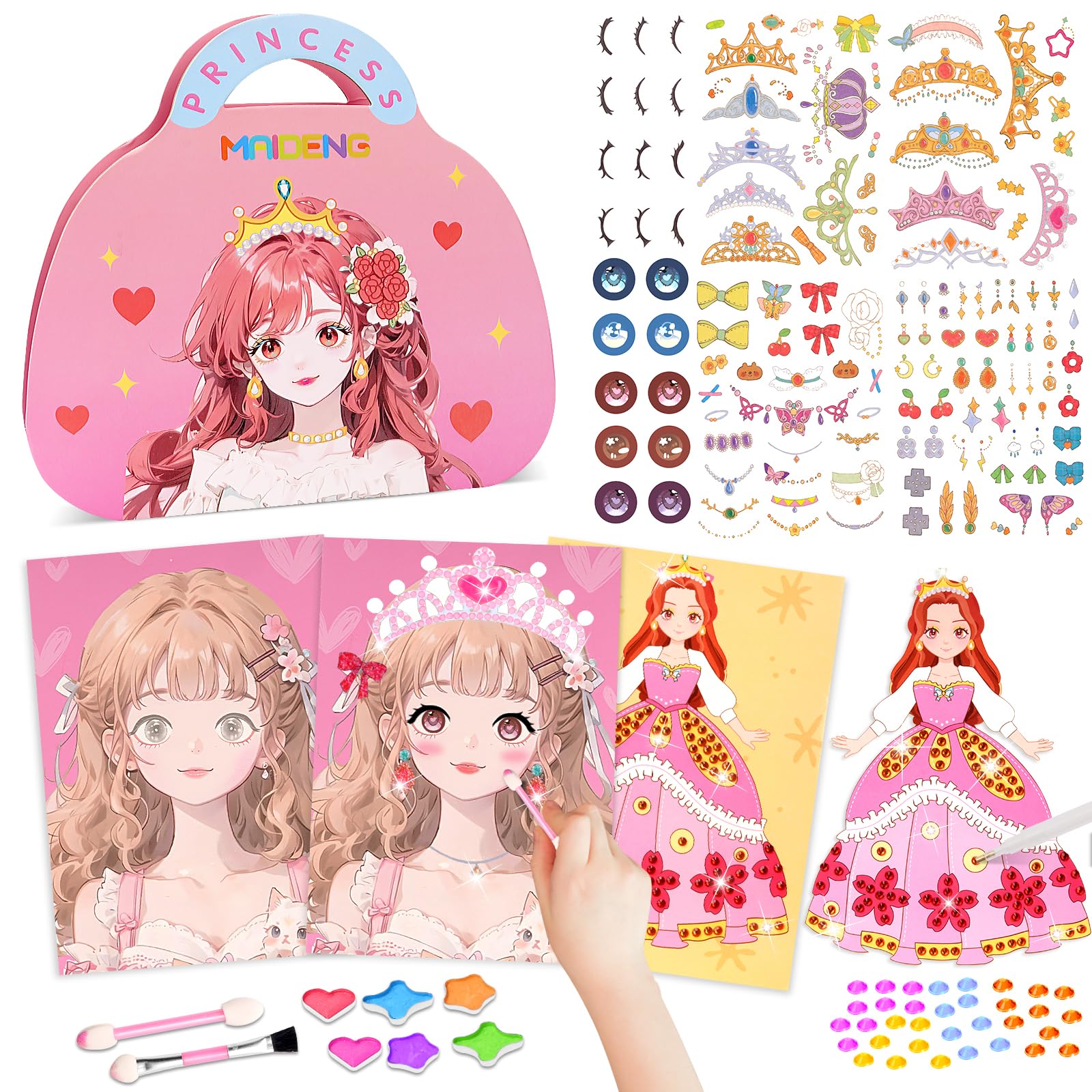 Kids Crafts for 4 5 6 7 8 Year Old Girls Gifts Ideas: Paper Makeup ...