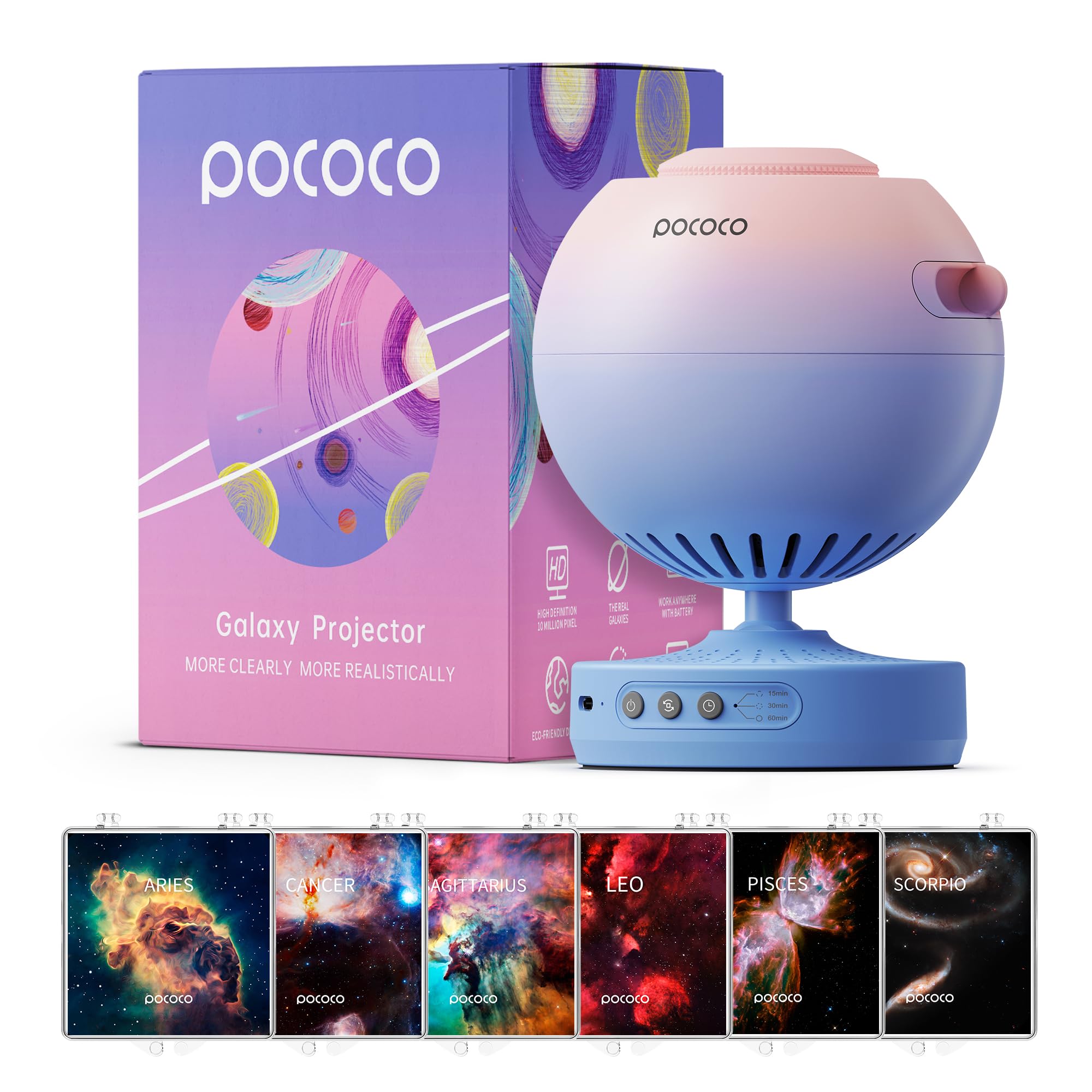 Amazon.com: 【Limited Time Offer: 16% Off 】POCOCO Galaxy Projector ...